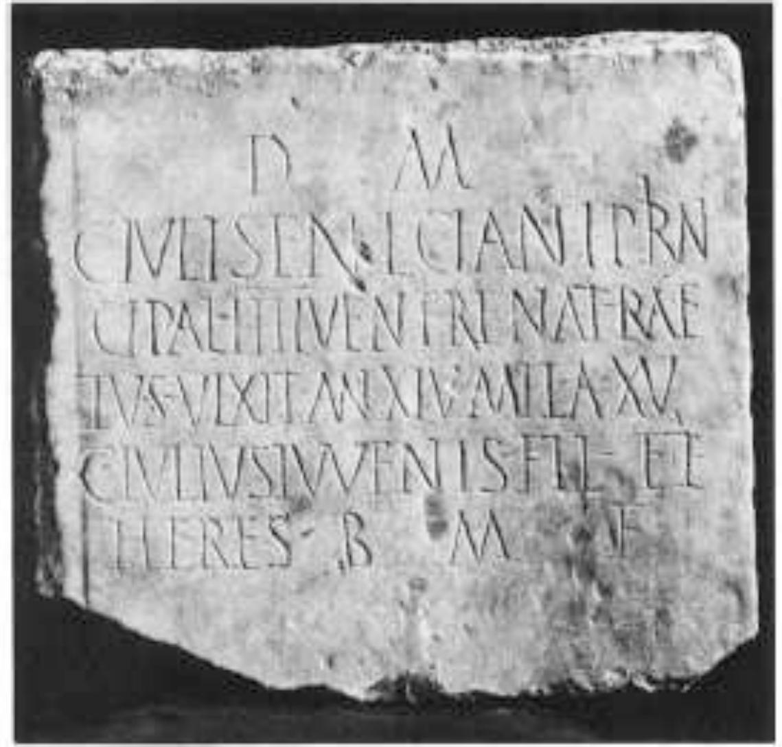 Figure 3 - Naval Epitaphs of the Misene and Ravenna Fleet