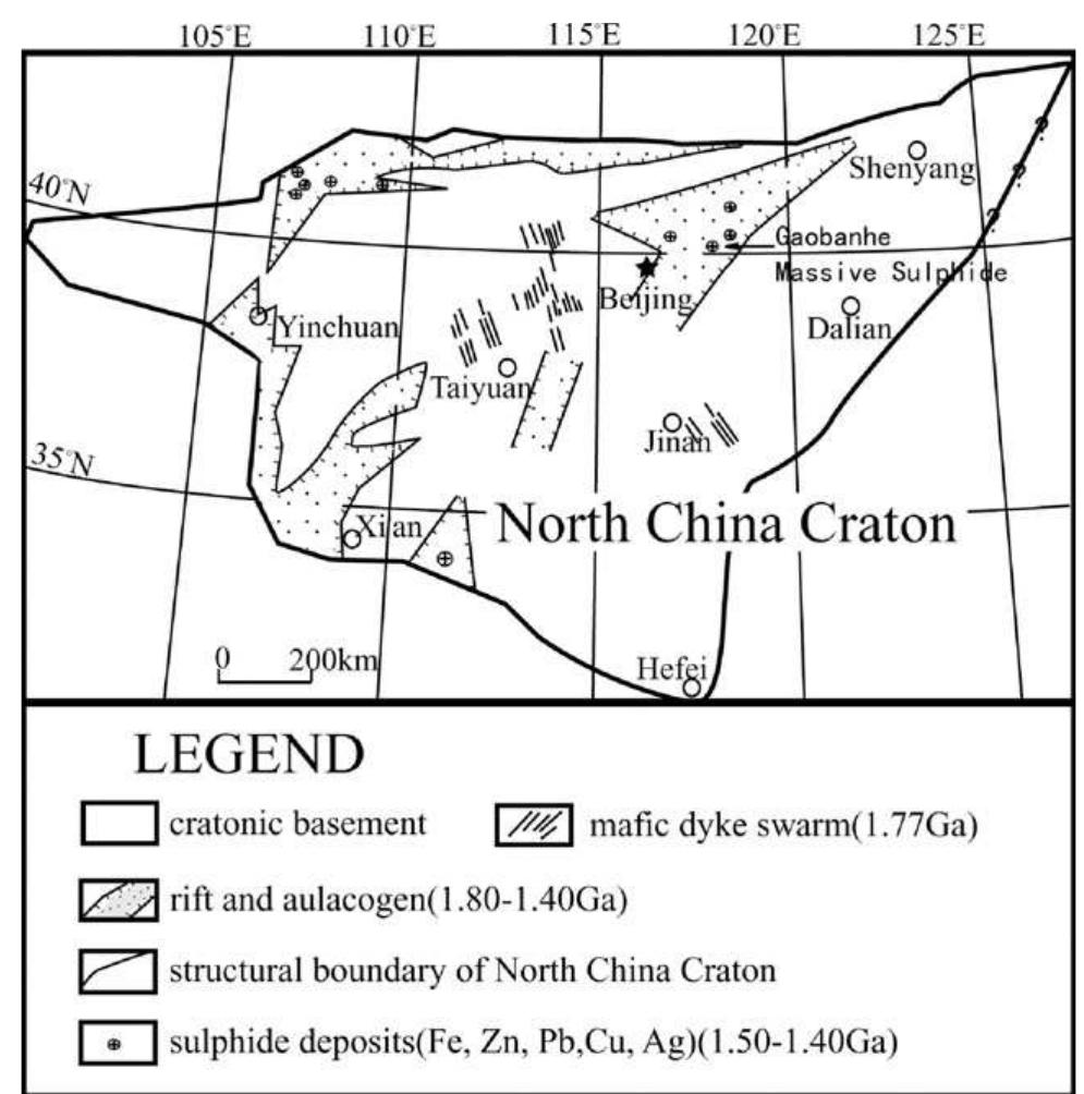 ‘ig. 1. tectonic map of north china craton in the early