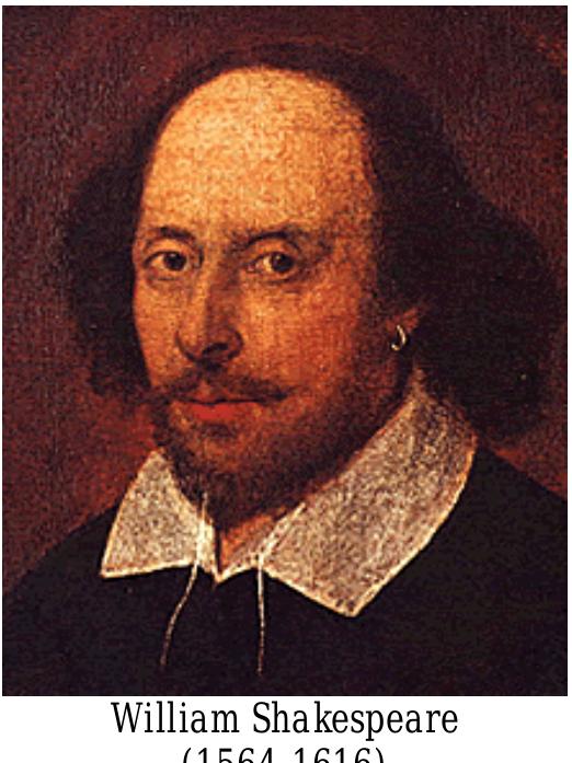 Perhaps the most famous playwright in the world, william