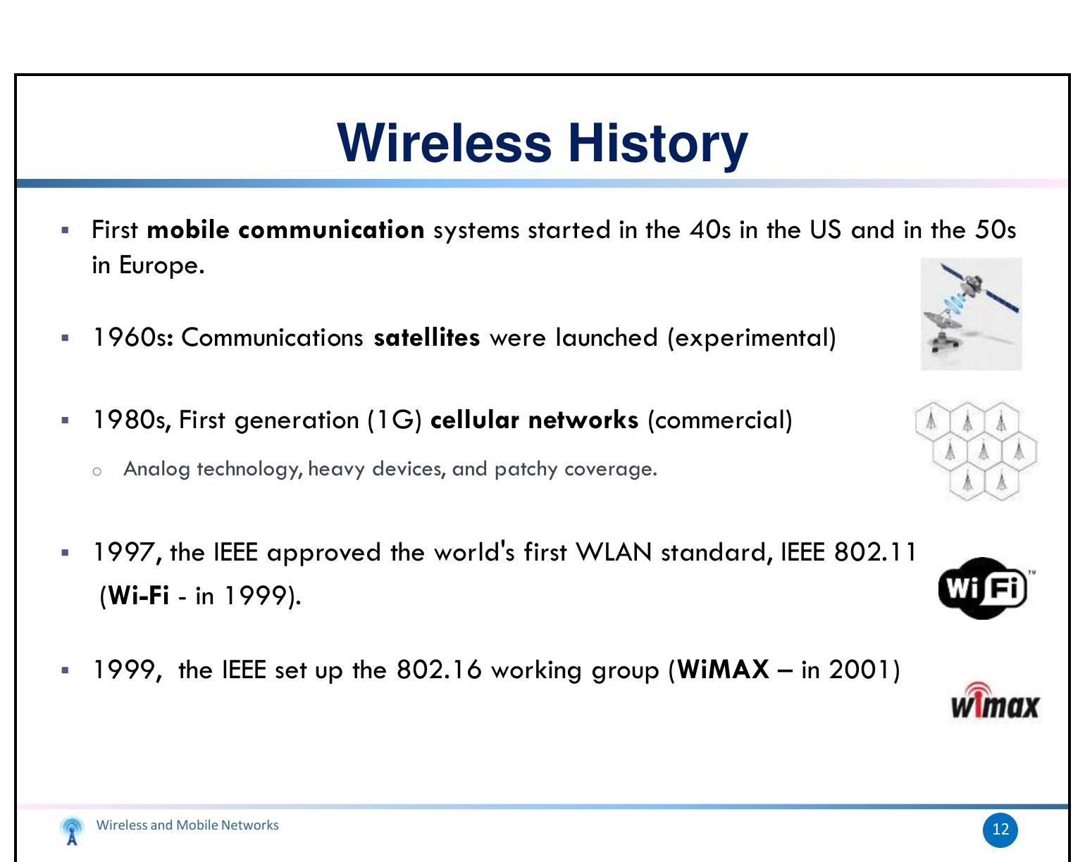 Figure 11 Wireless And Mobile Networks 1 Introduction