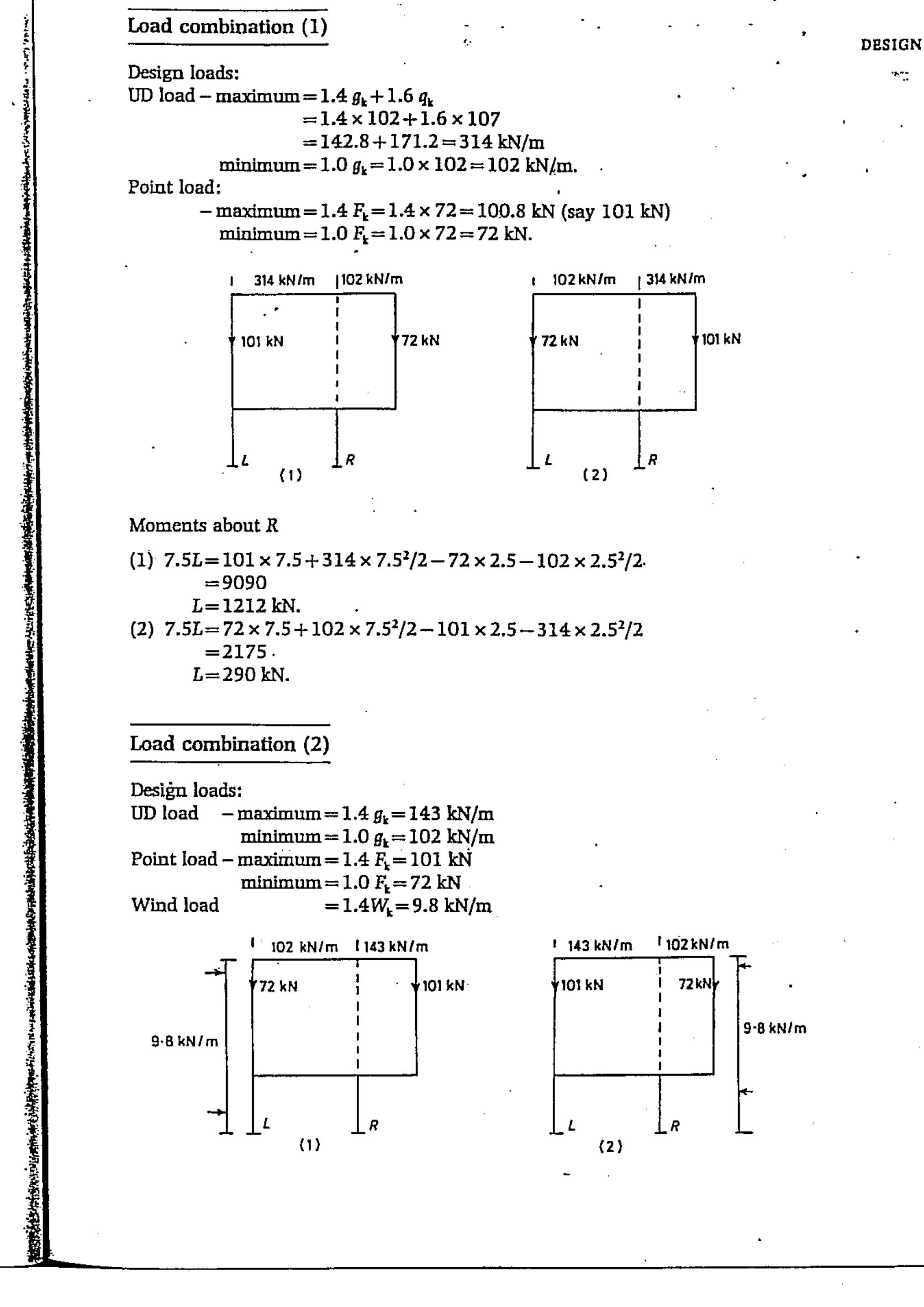 Figure 2 - Reinforced Concrete Design to BS 8110 Simply
