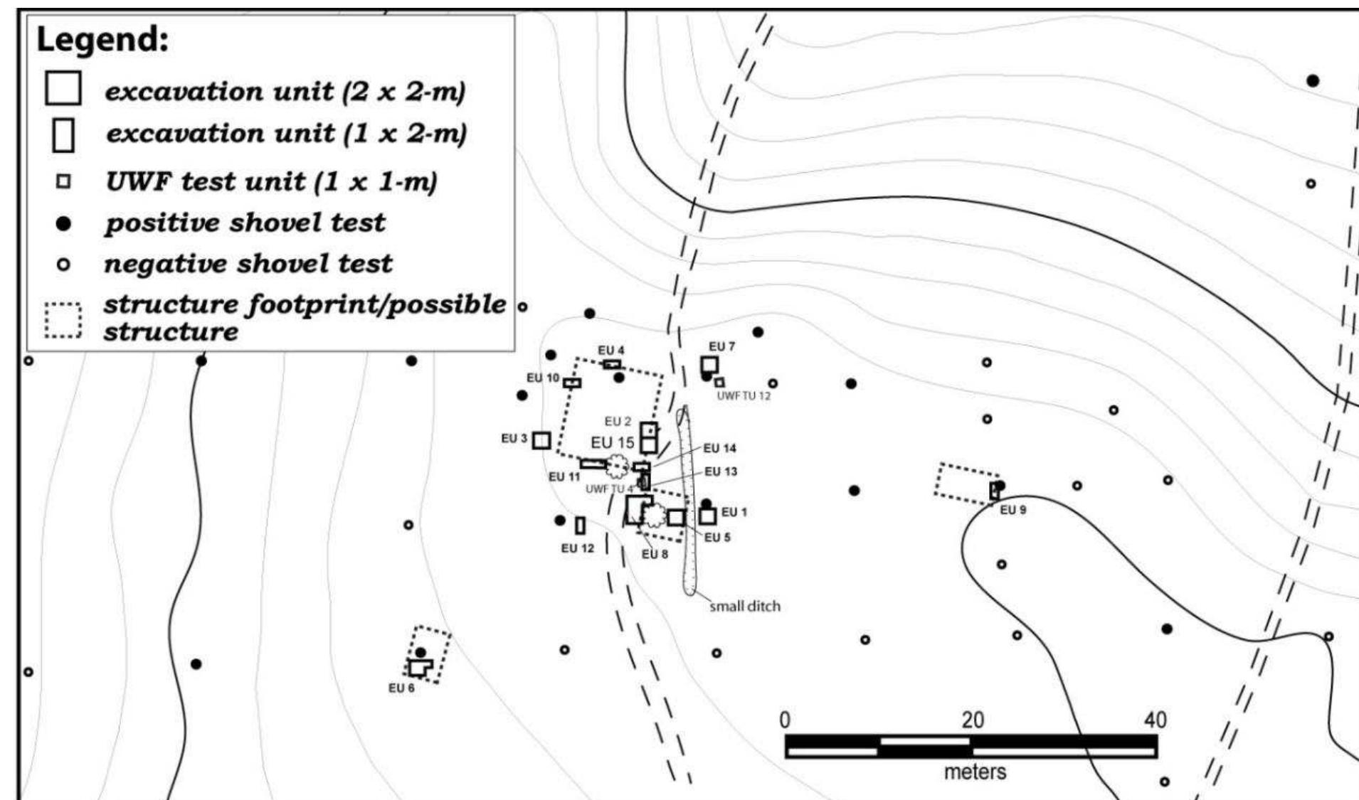 8es2949 excavation plan map.