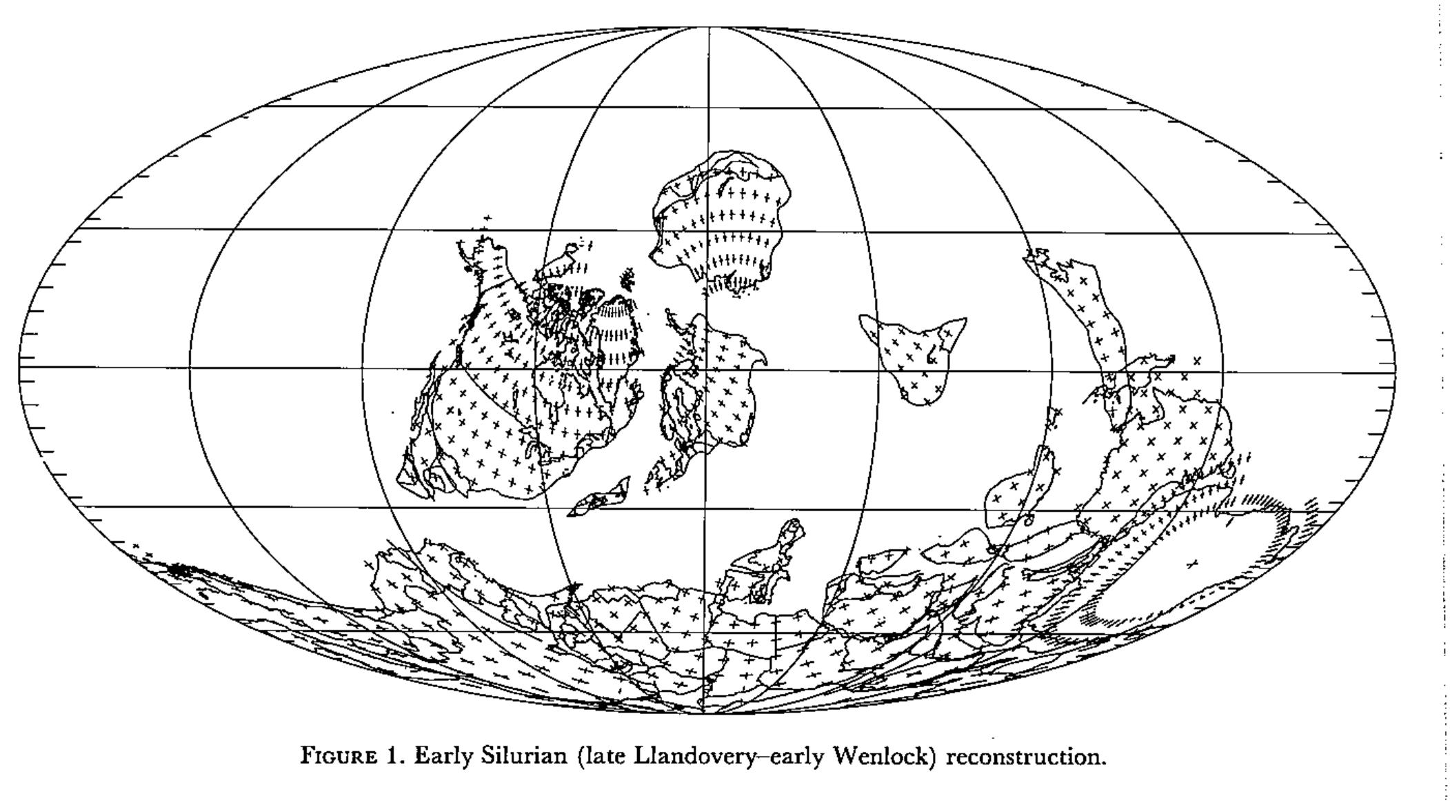 Figure 1 - Silurian and Devonian base maps
