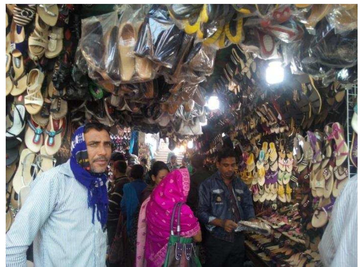 This is the picture of sahabag foot over bridge. the picture