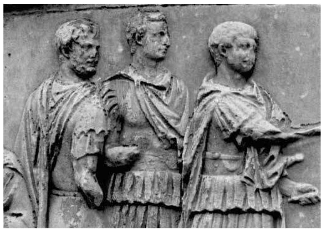 Plate 14 trajan’s column frieze, detail of scene x (from dal
