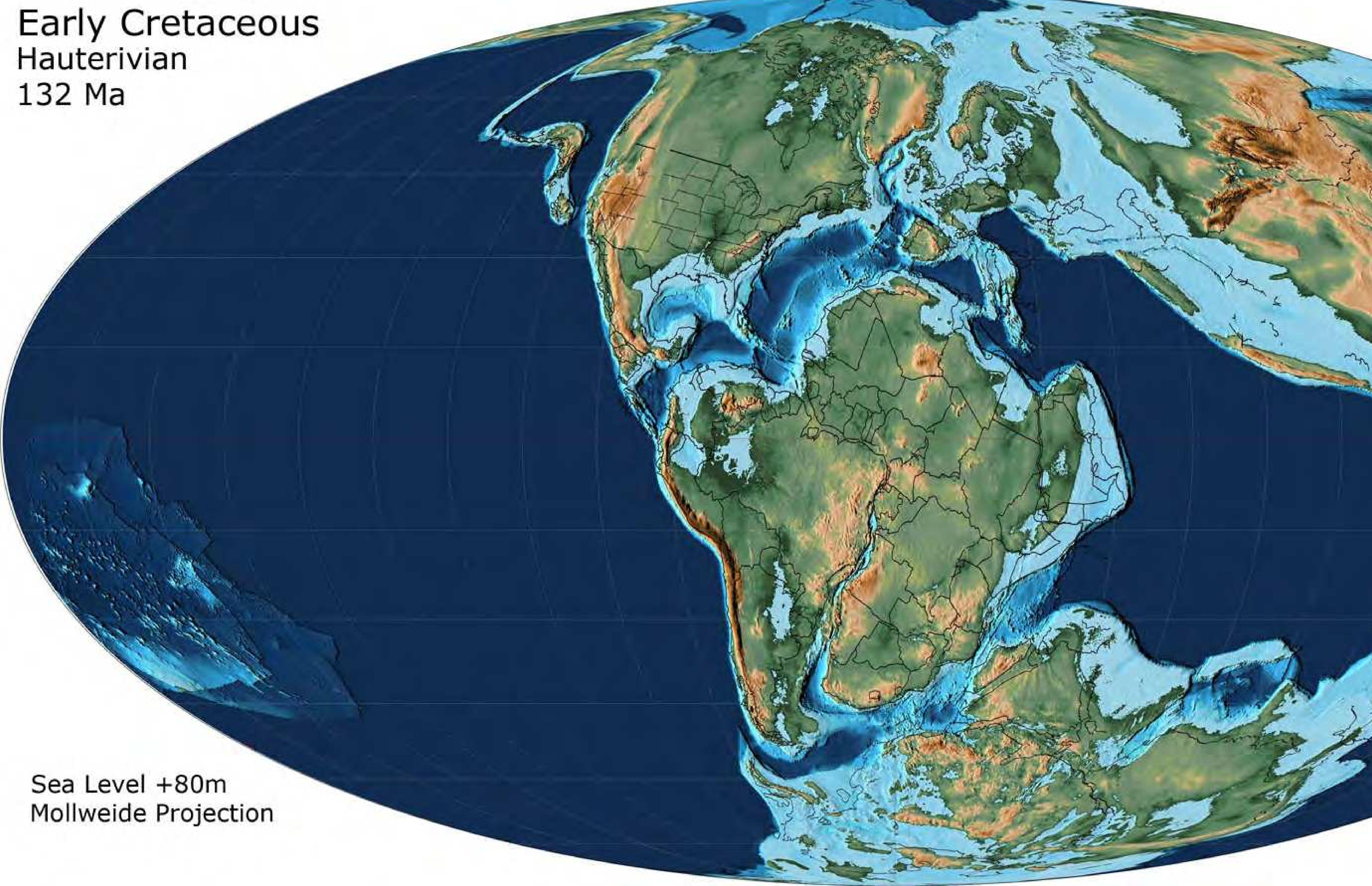 Figure 16 - Atlas of Early Cretaceous Paleogeographic Maps