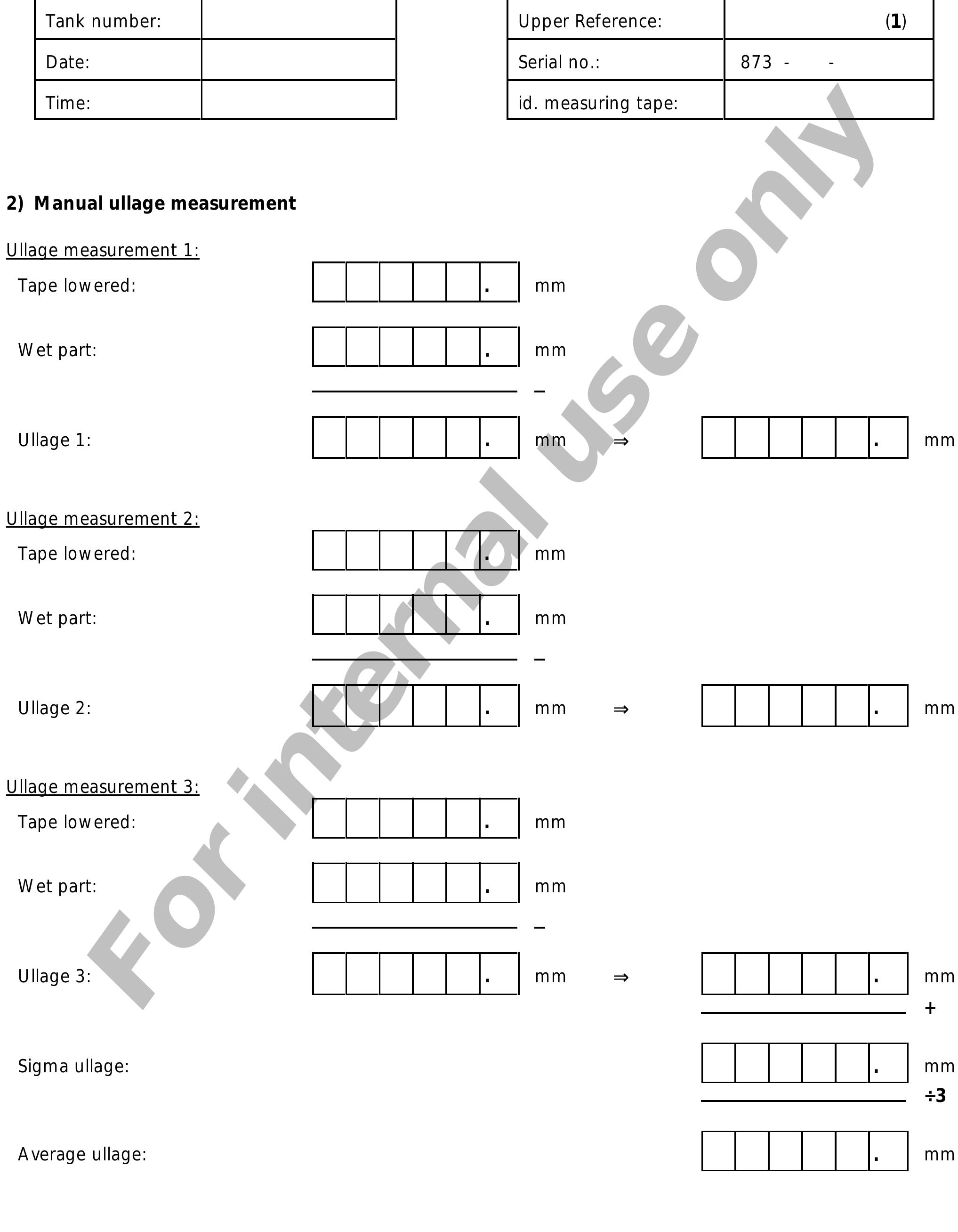 (PDF) ullage dipping of bulk fuel storage Tanks.