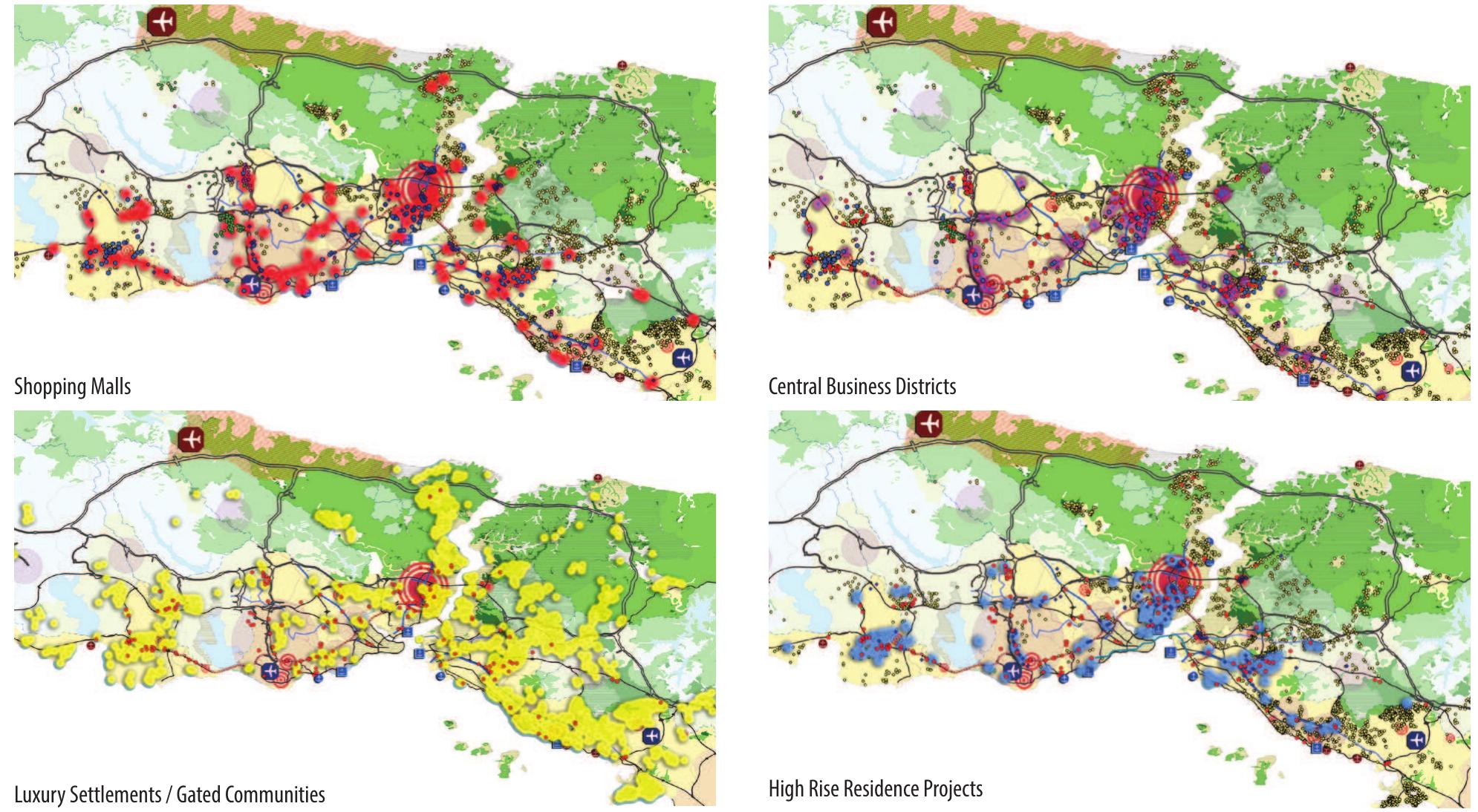Map 3: these maps shows the relations between the third