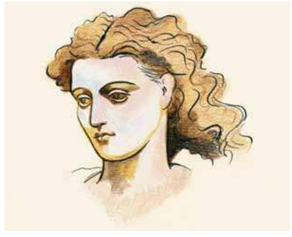 The second mary cassatt drawing is of a small child held in