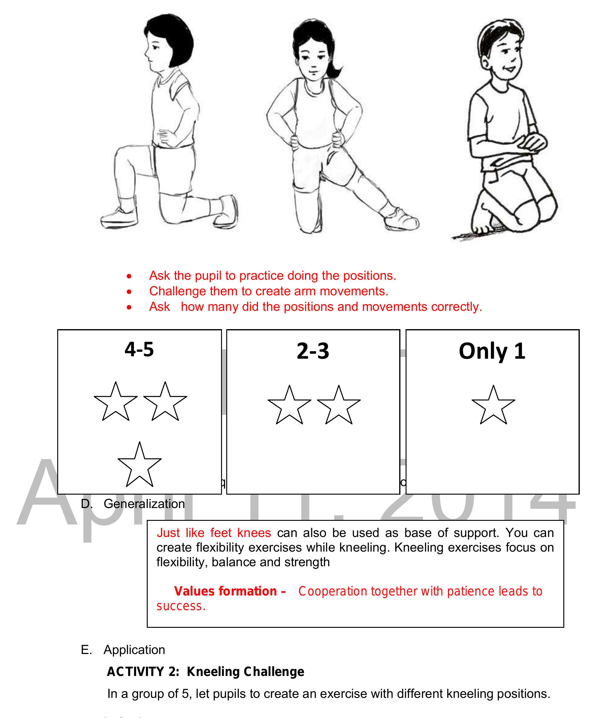 (PDF) Lesson 1: BODY SHAPES AND ACTION Time Allotment: 40 minutes