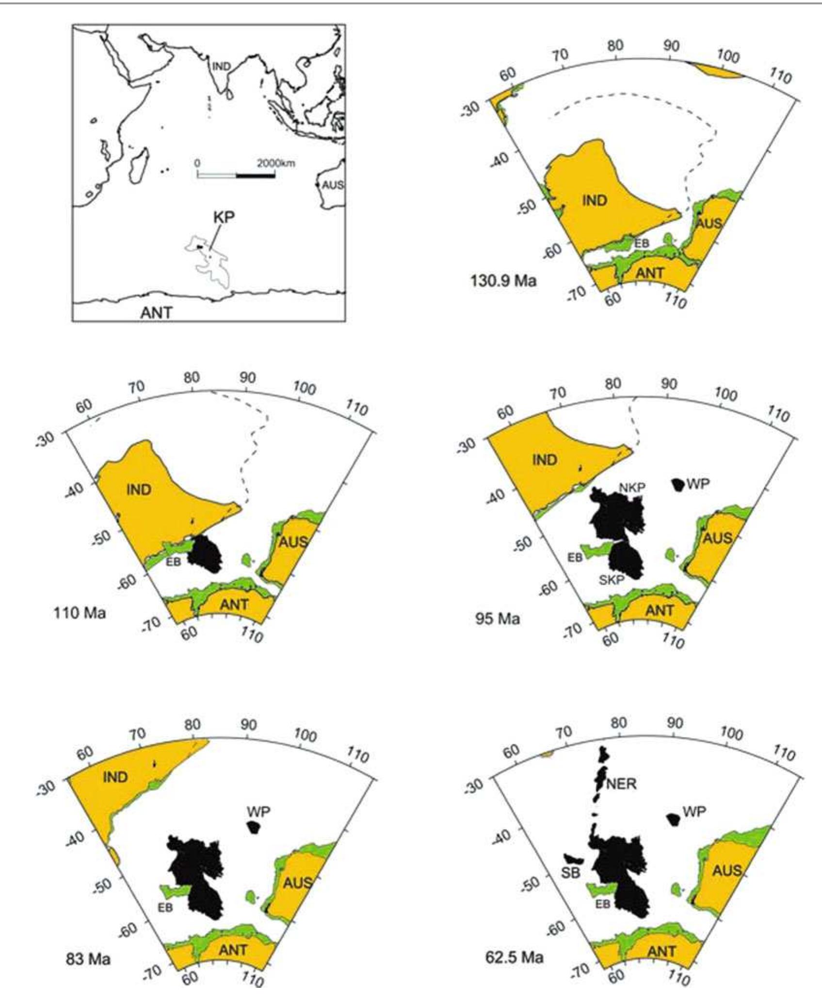The kerguelen plateau; ind, india; nkp, northern kerguelen
