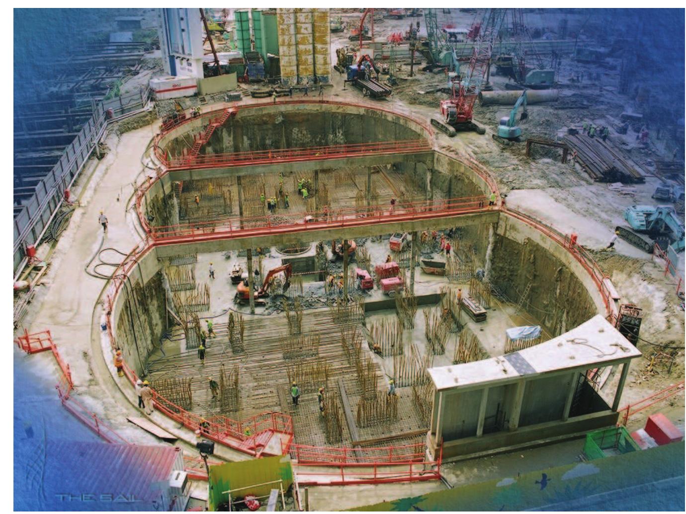 As the site is located next to mrt safety zones, the