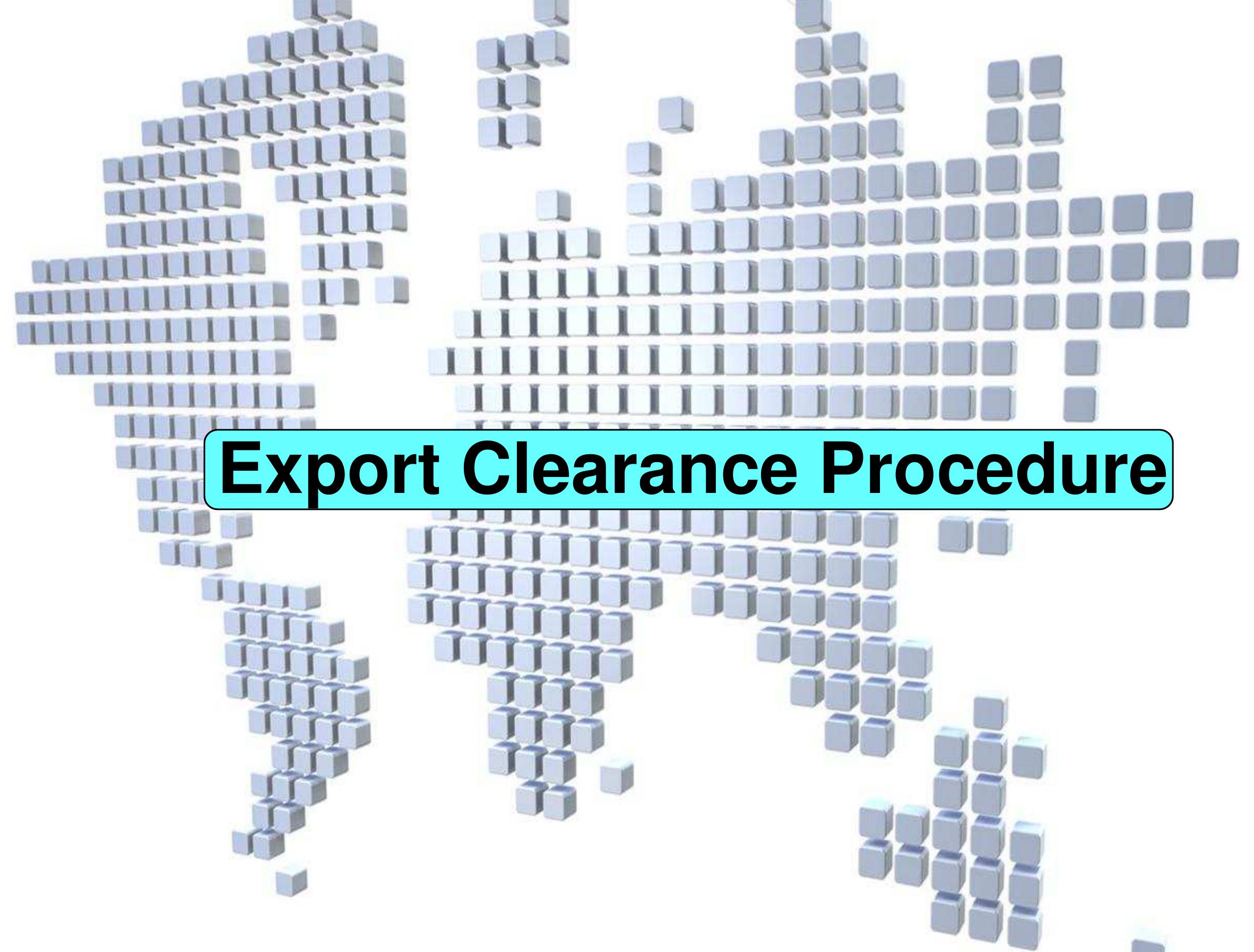 Figure 4 - A General Presentation on Customs Clearance