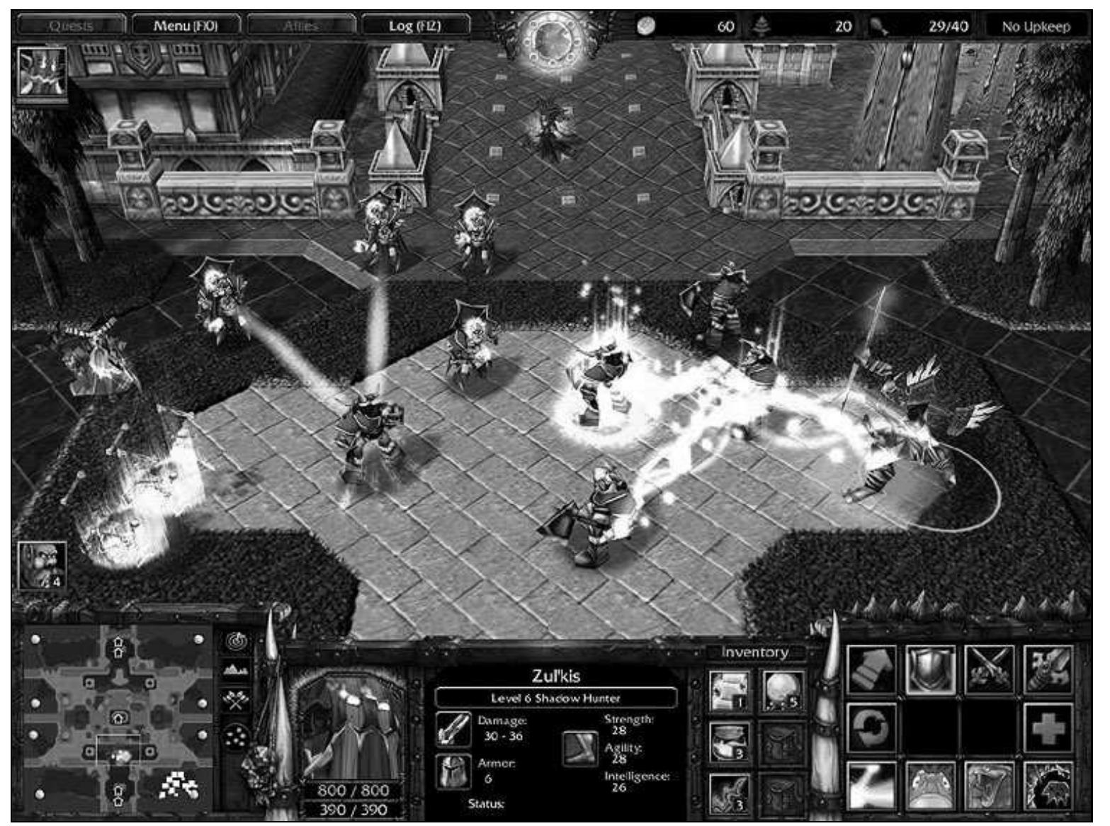 2 blizzard studio’s warcraft 3 uses resource challenges to