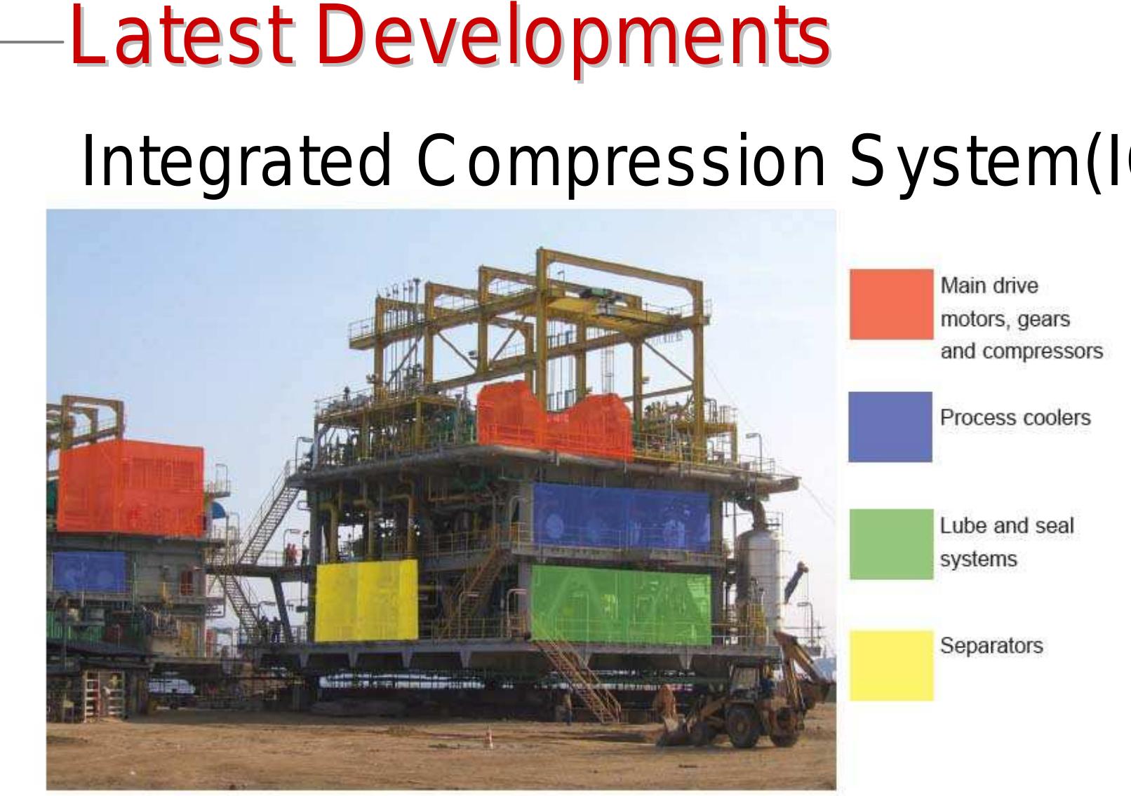 Conventional compressor module design for off-shore