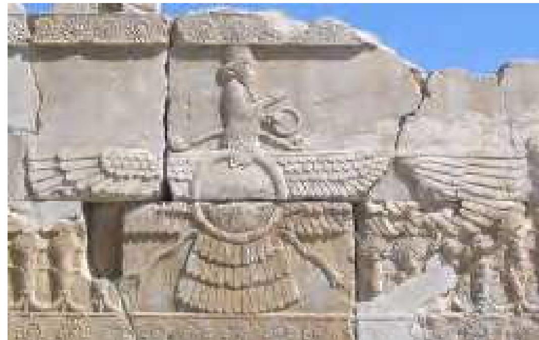 Farohar motif at persepolis to determine which of these