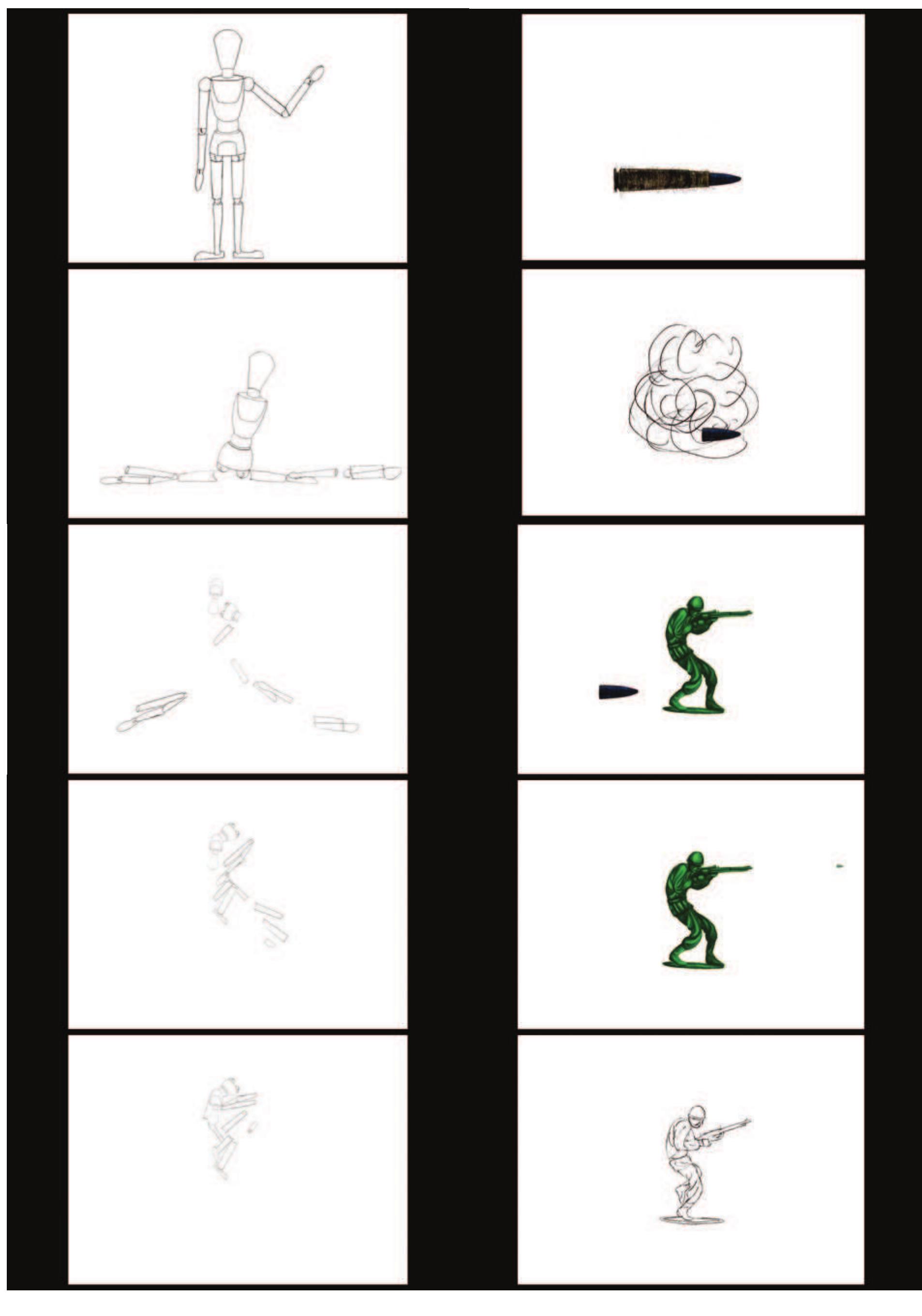 Process work for inter-animate (2013) fig. 11 the transition