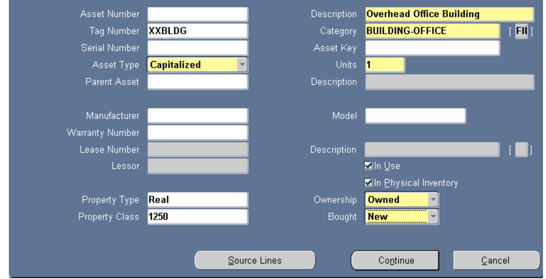 Figure 30 - Oracle-fixed-assets