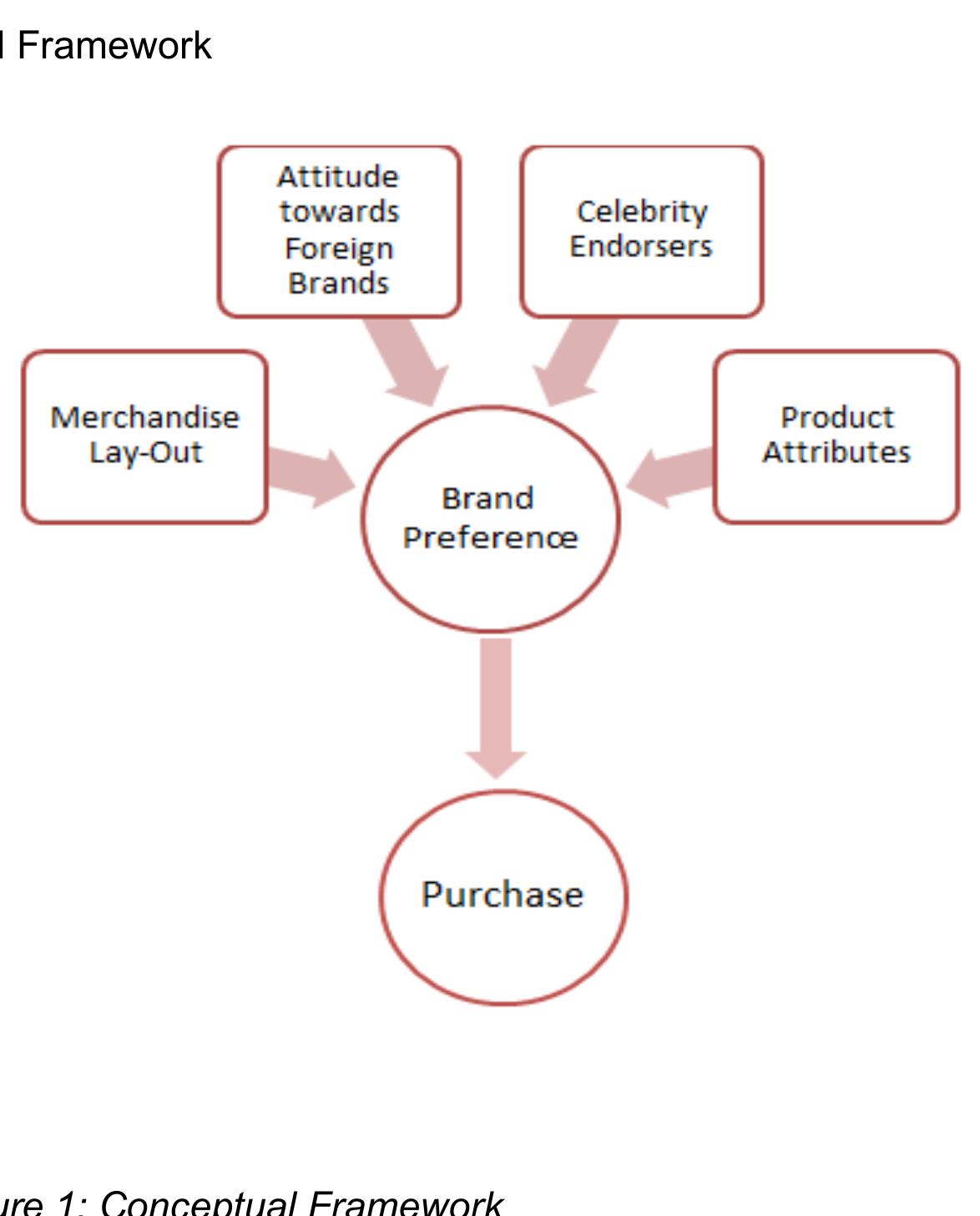 Shows the conceptual framework that will serve as the guide