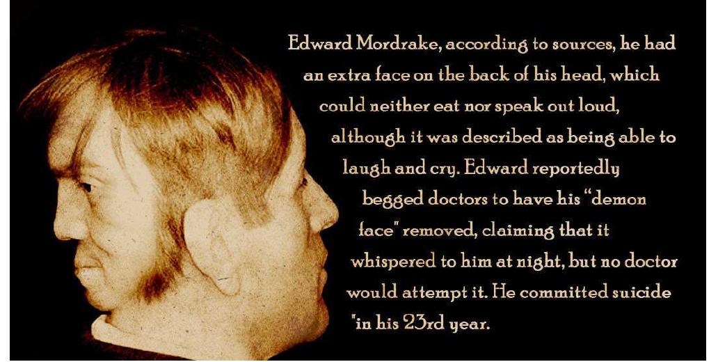 Edward Mordrake The Man With An Extra Face