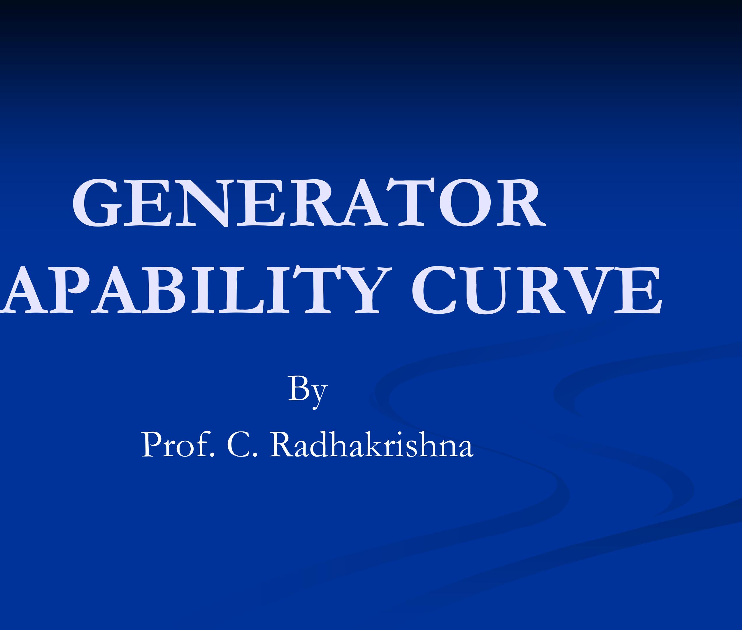 (PDF) GENERATOR CAPABILITY CURVE