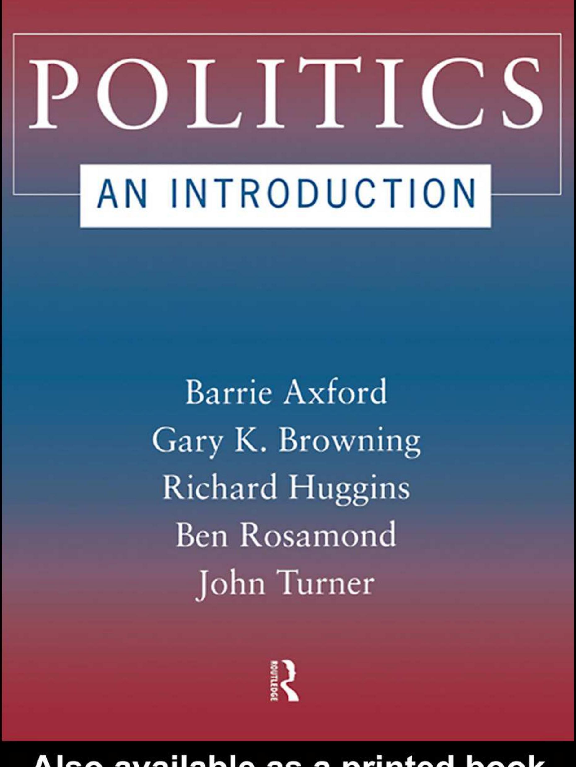 (PDF) POLITICS: AN INTRODUCTION