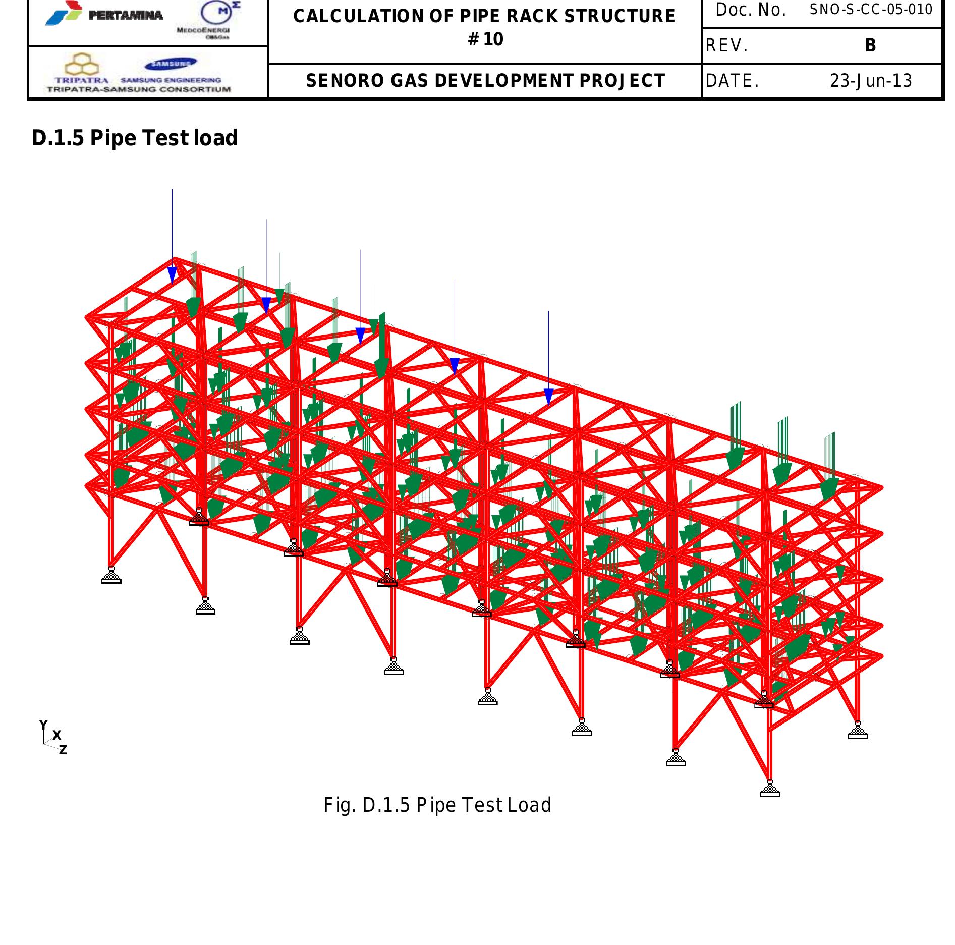 (PDF) CLIENT CALCULATION OF PIPE RACK STRUCTURE