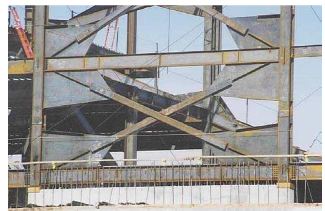 Typical scbf gusset plates