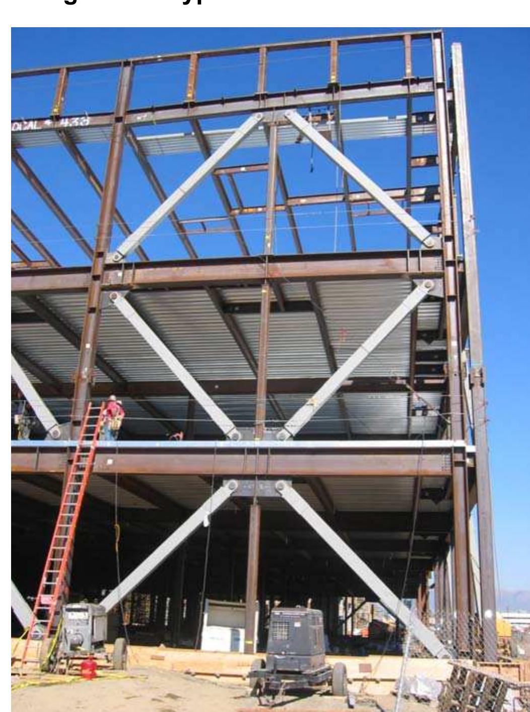 Chevron & two-story x brace configurations