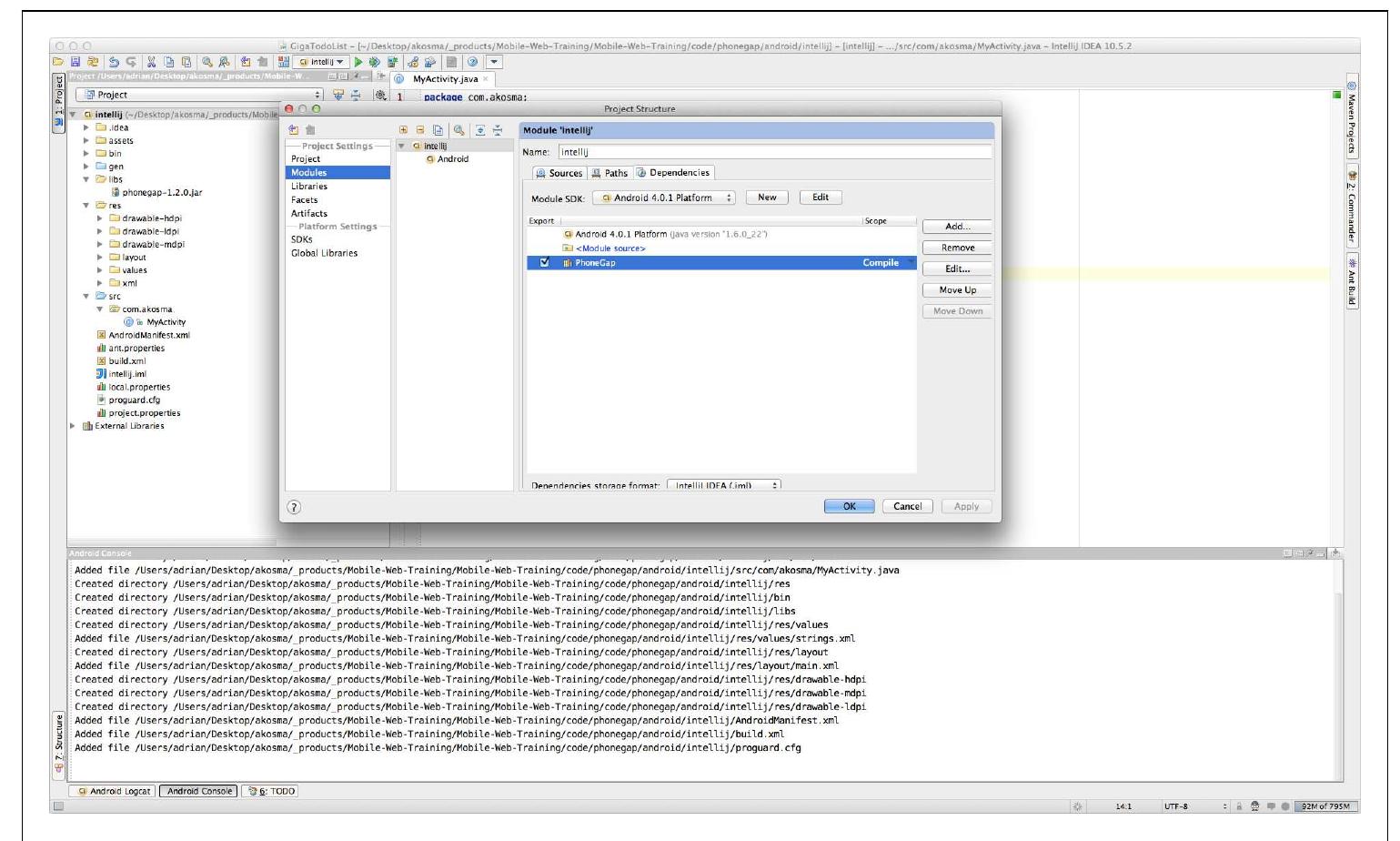 -8. library configuration panel in intellij idea 8. select