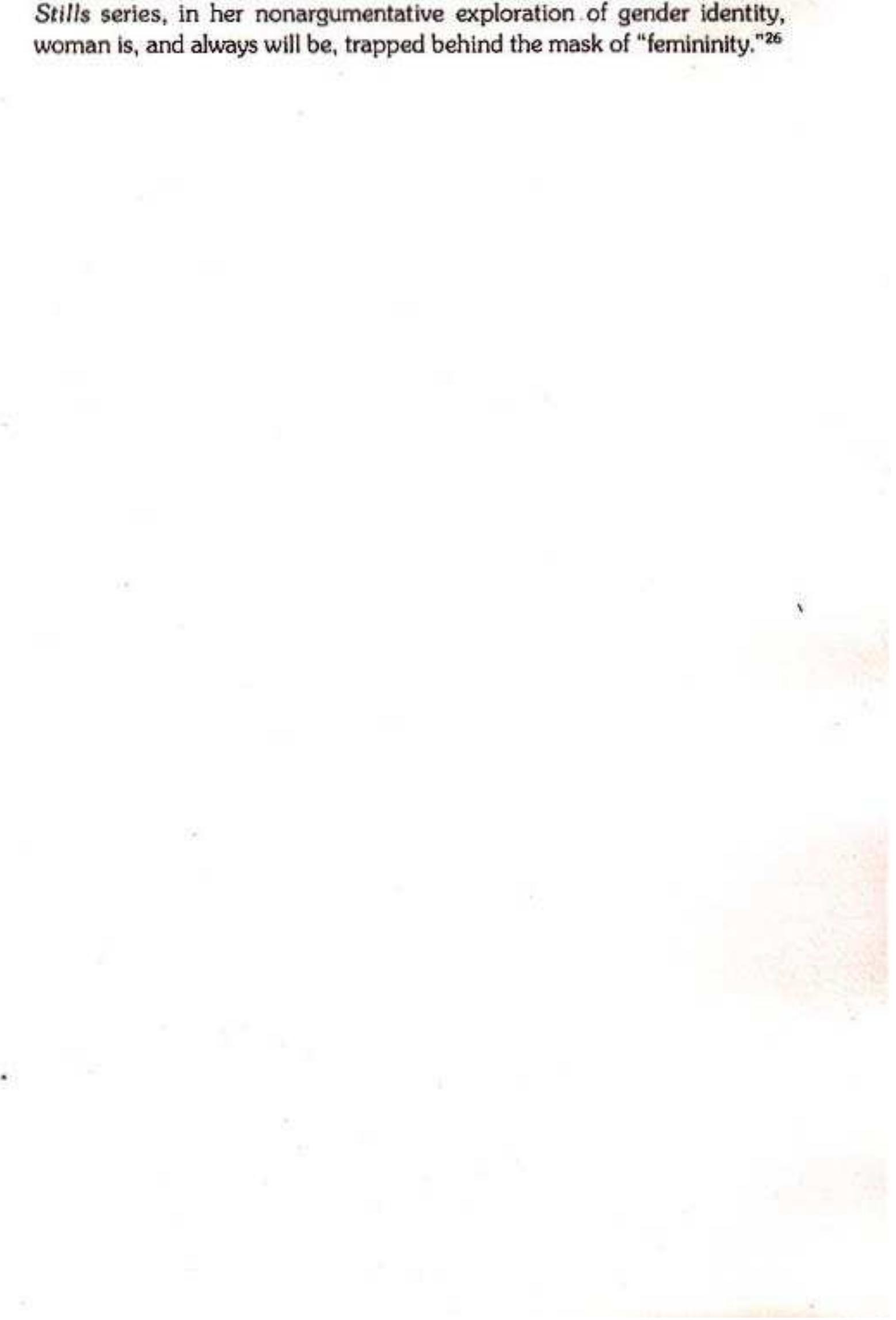 Table 1 - Cindy Sherman's Untitled Film Stills: Reproductive