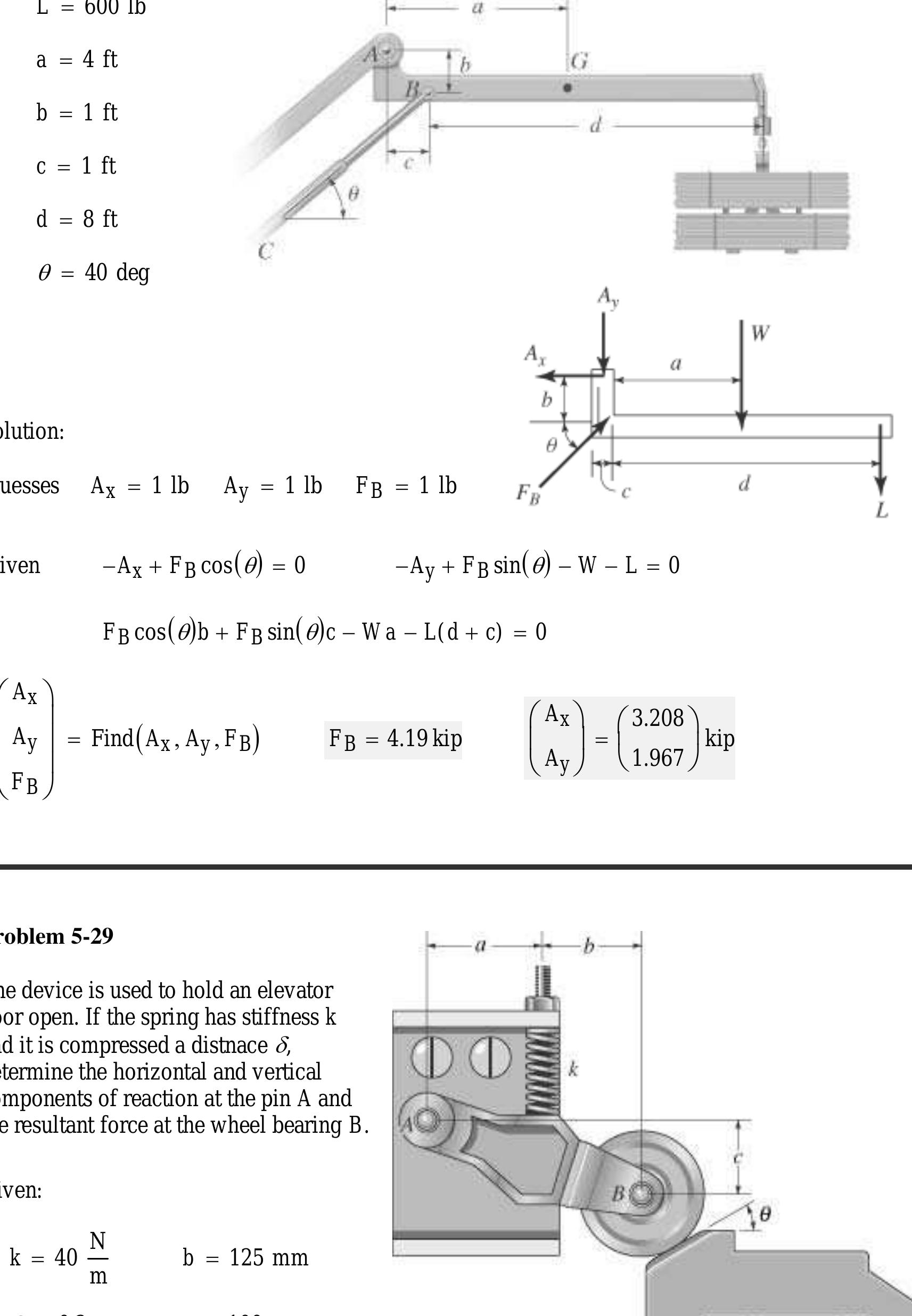 (PDF) Engineering Mechanics -Statics Problem 5-1