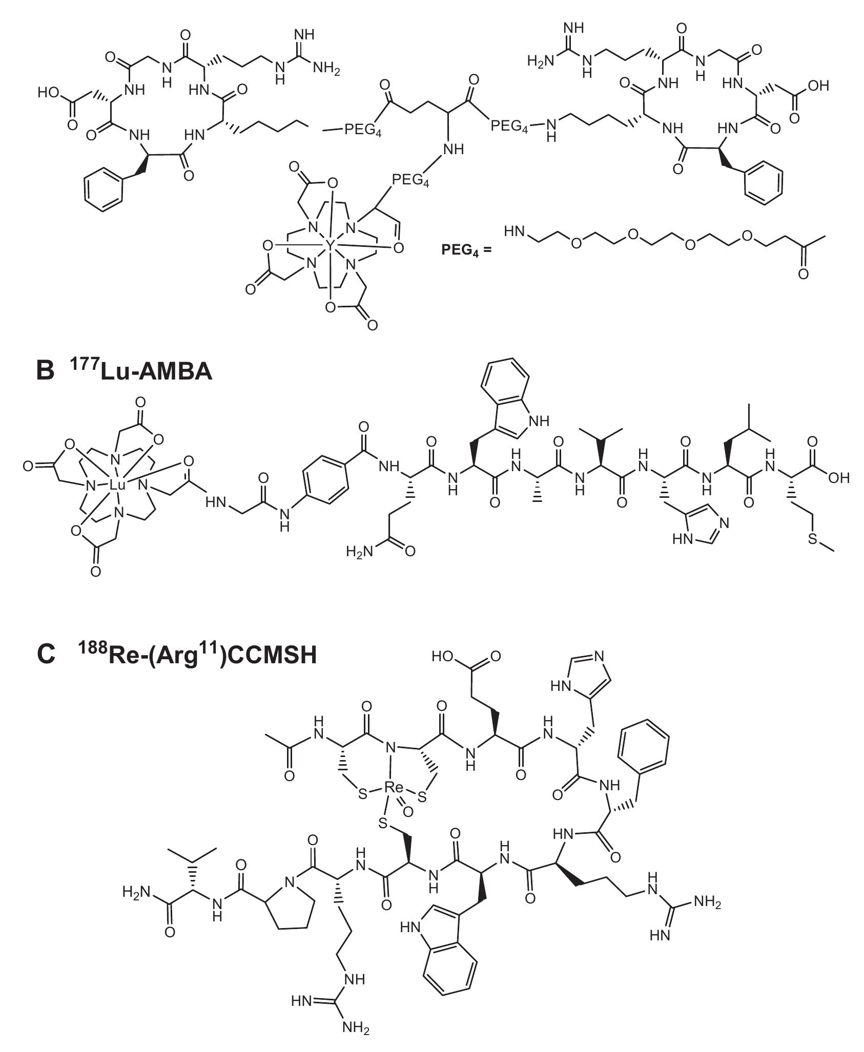 (2). chemical structures of representative