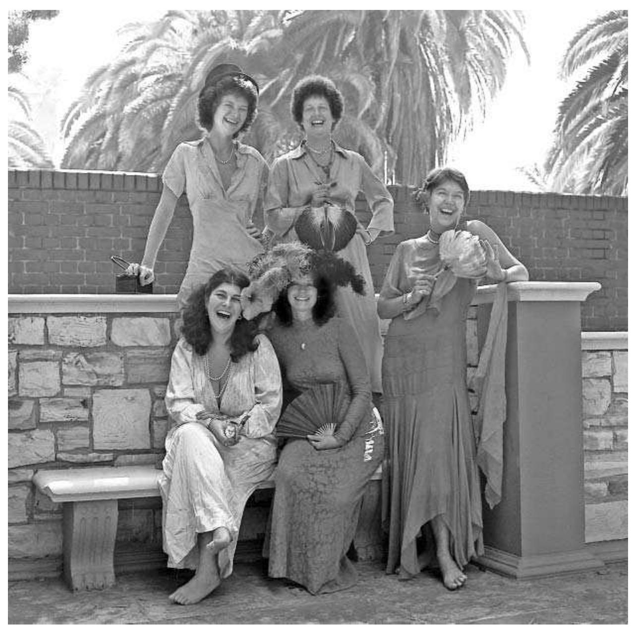 The natalie barney collective as femmes. seated, left to