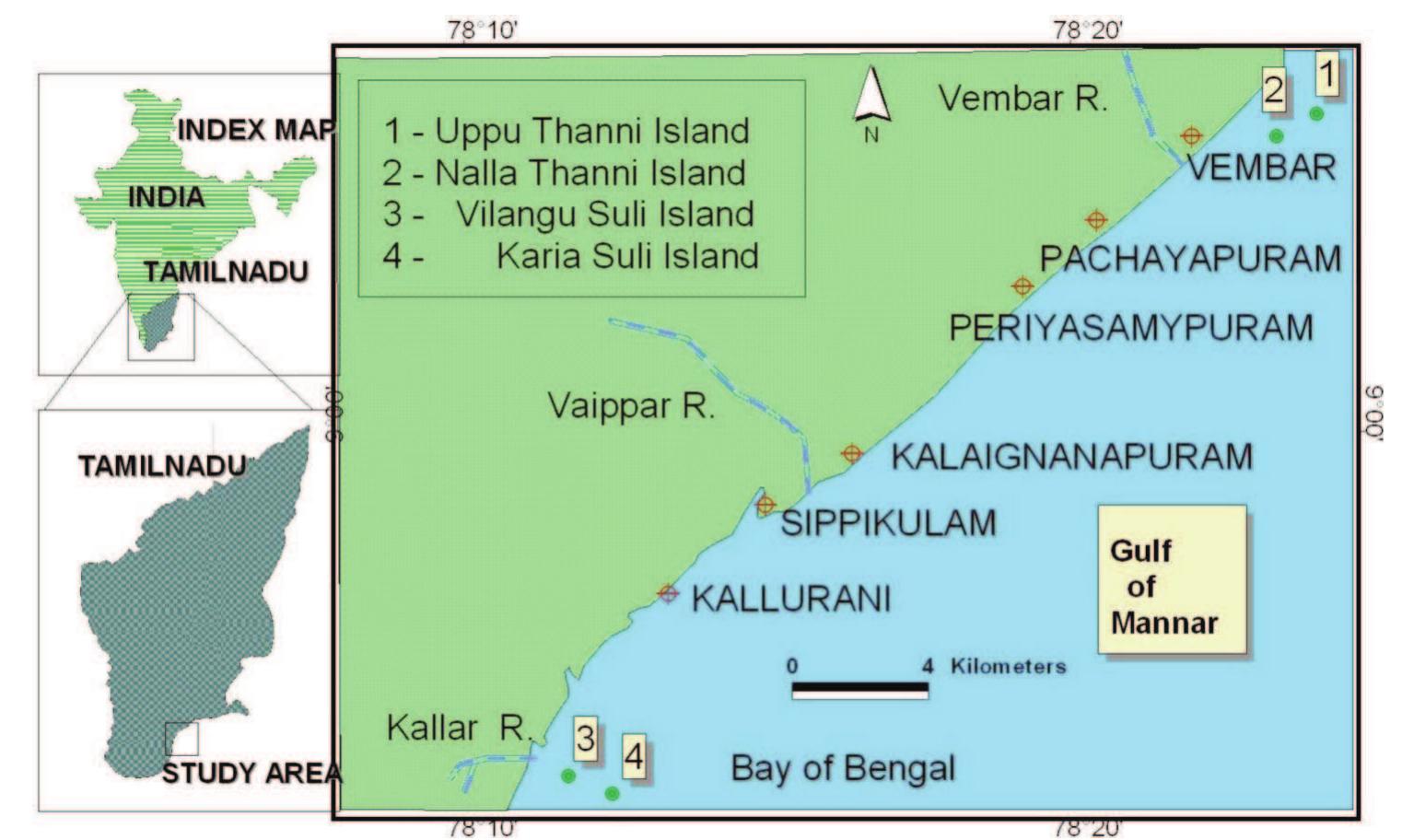 Location map of the study area