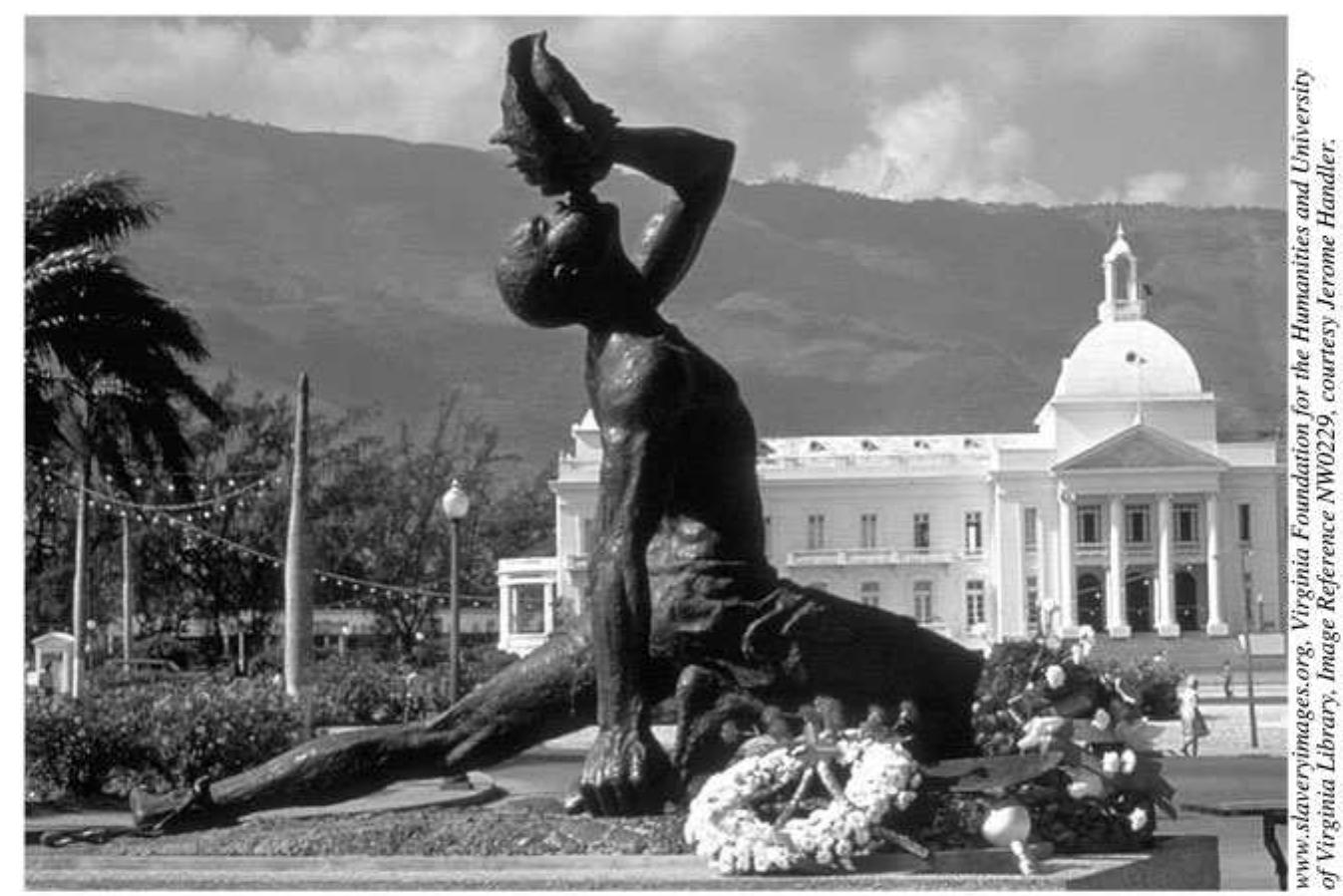 ‘le négre marron’ (the black maroon), port-au-prince, haiti,