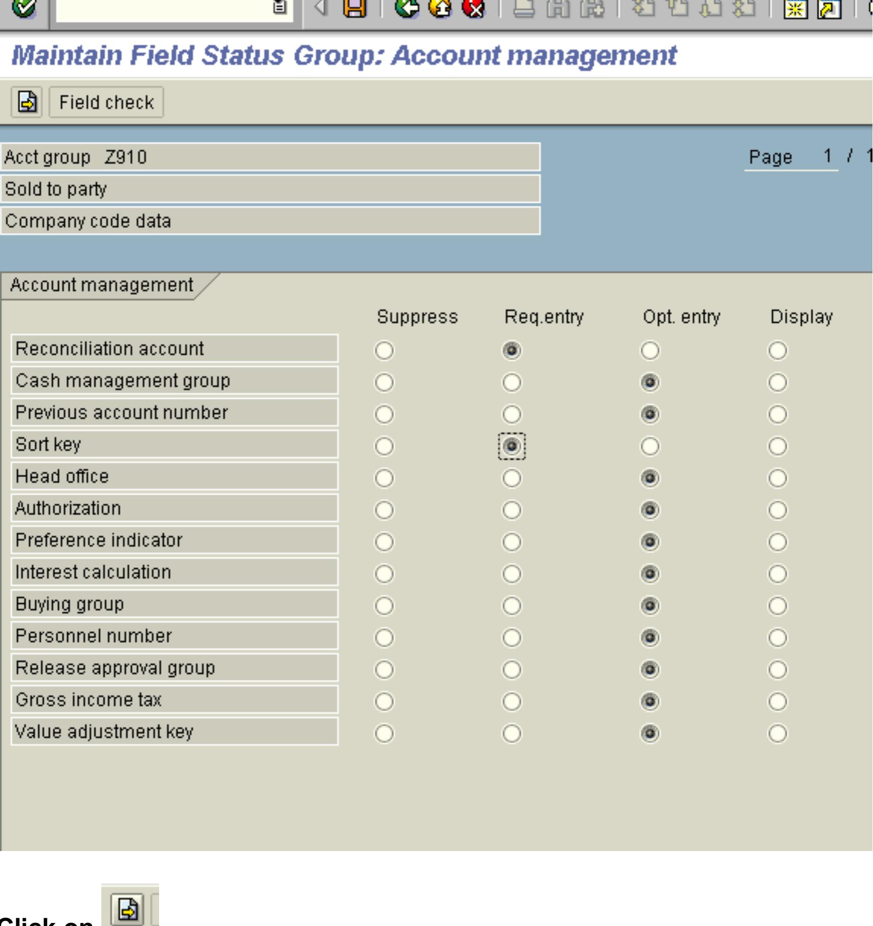 Table 2 - SAP Accounts Receivable & Accounts Payable
