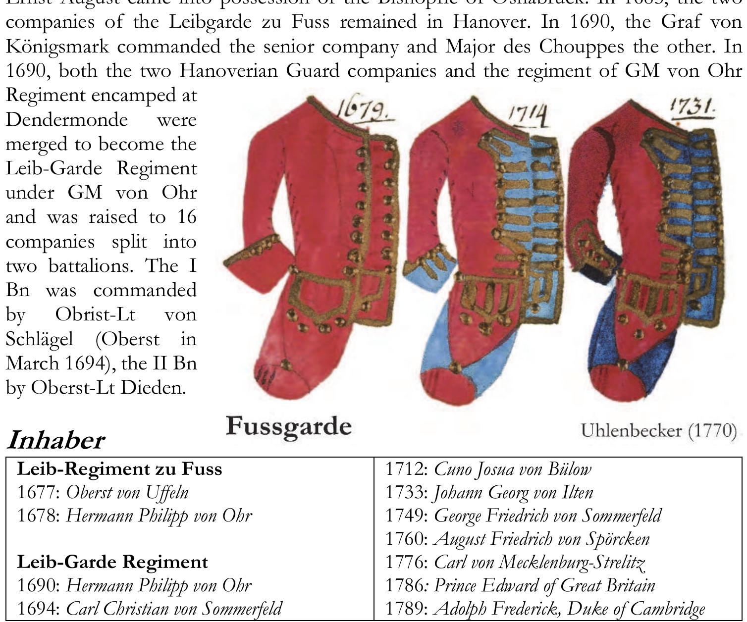 Figure 12 - Hanoverian Army of the Seven Years War (2015)