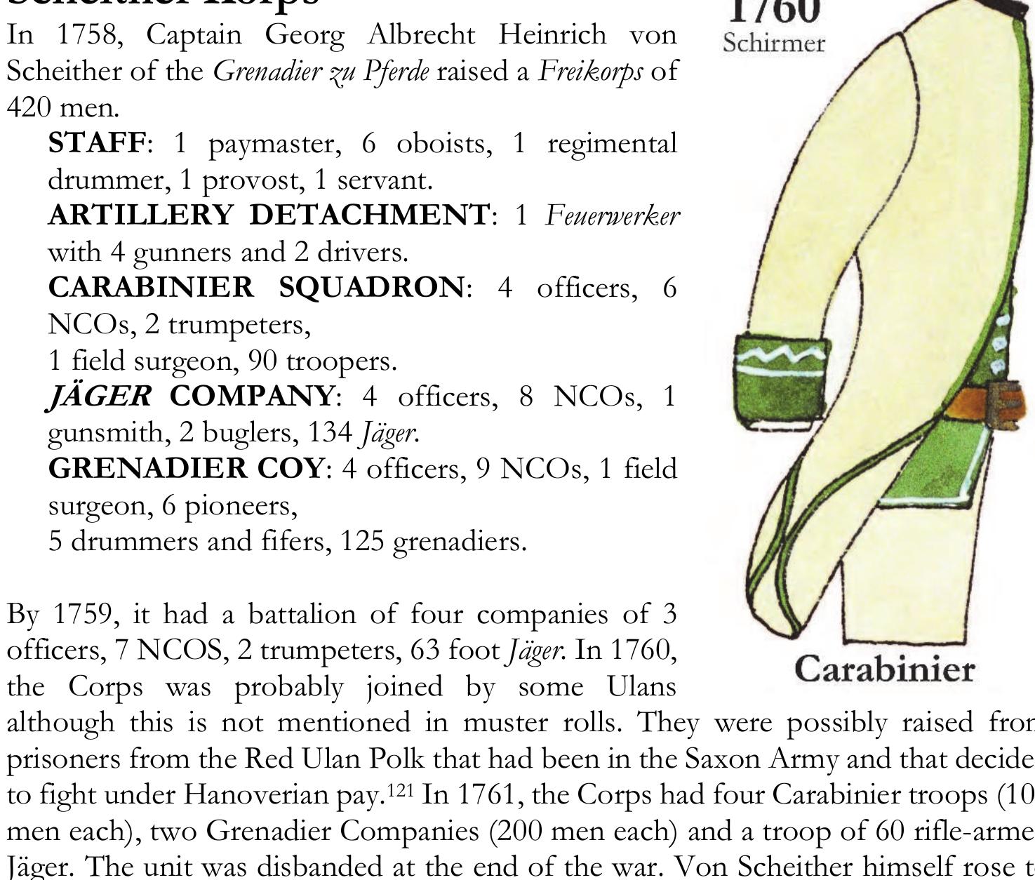 Figure 17 - Hanoverian Army of the Seven Years War (2015)