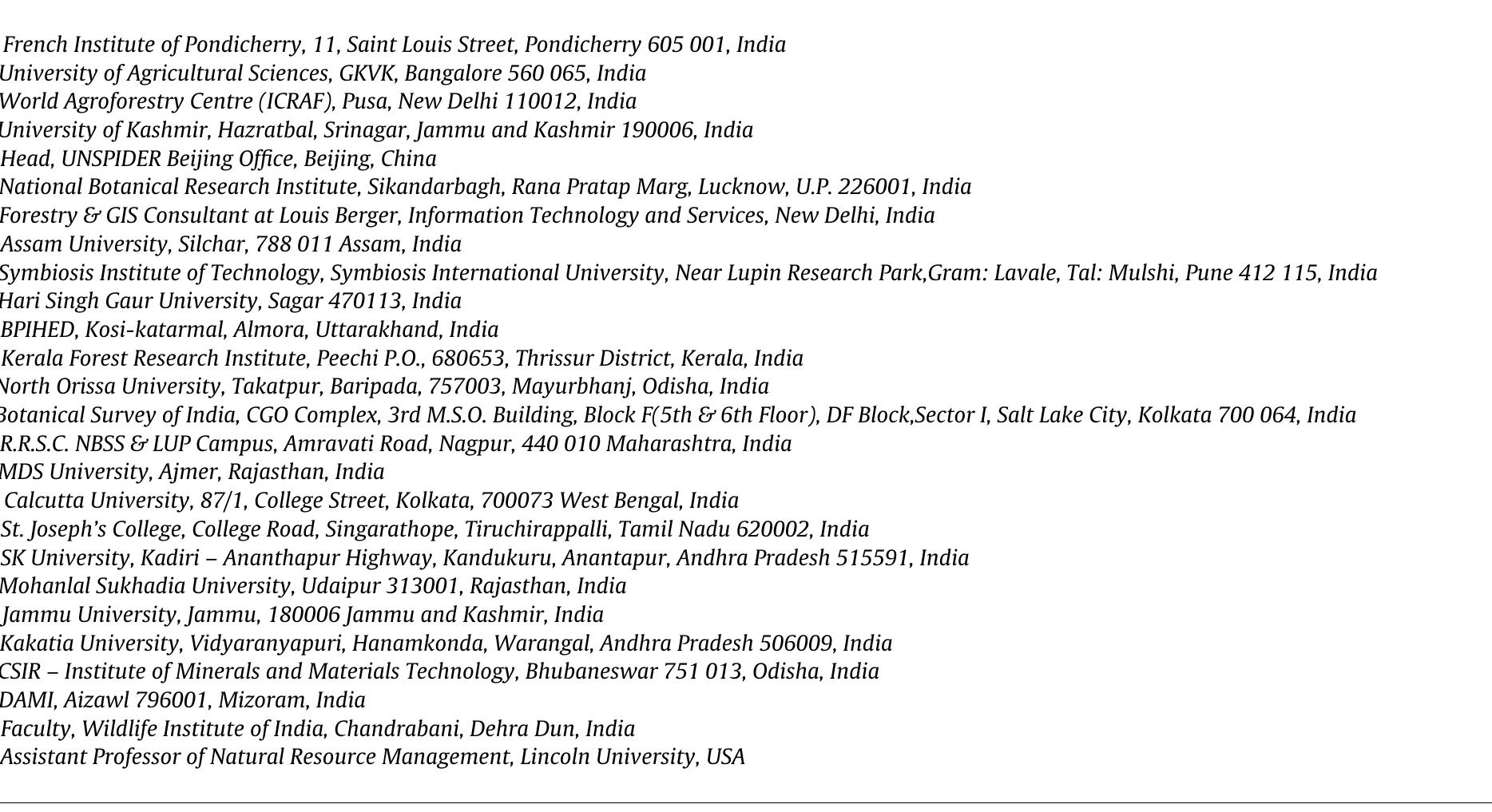 A seamless vegetation type map of india (scale 1: 50,000)