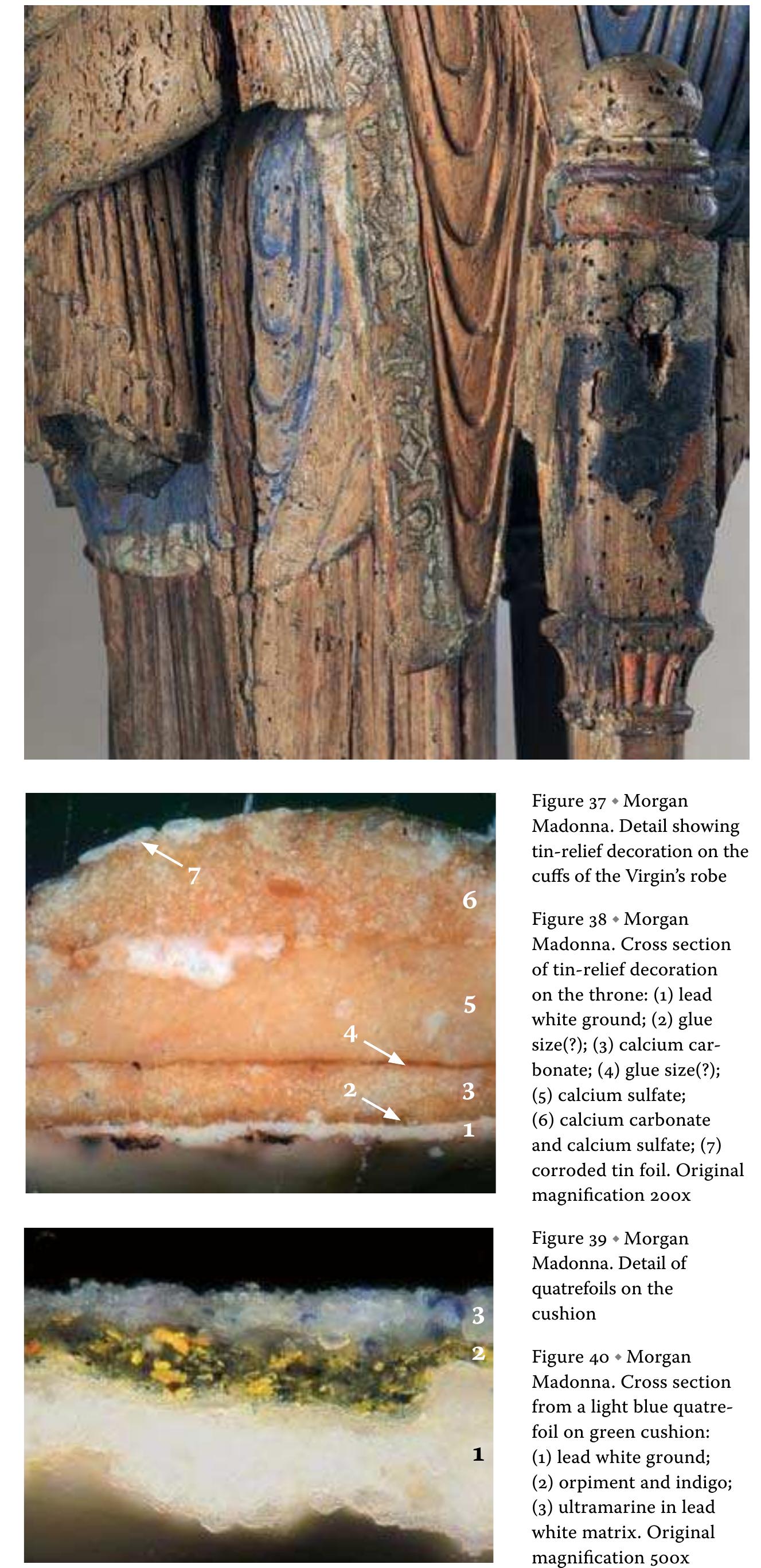 Twelfth-century french polychrome sculpture in the