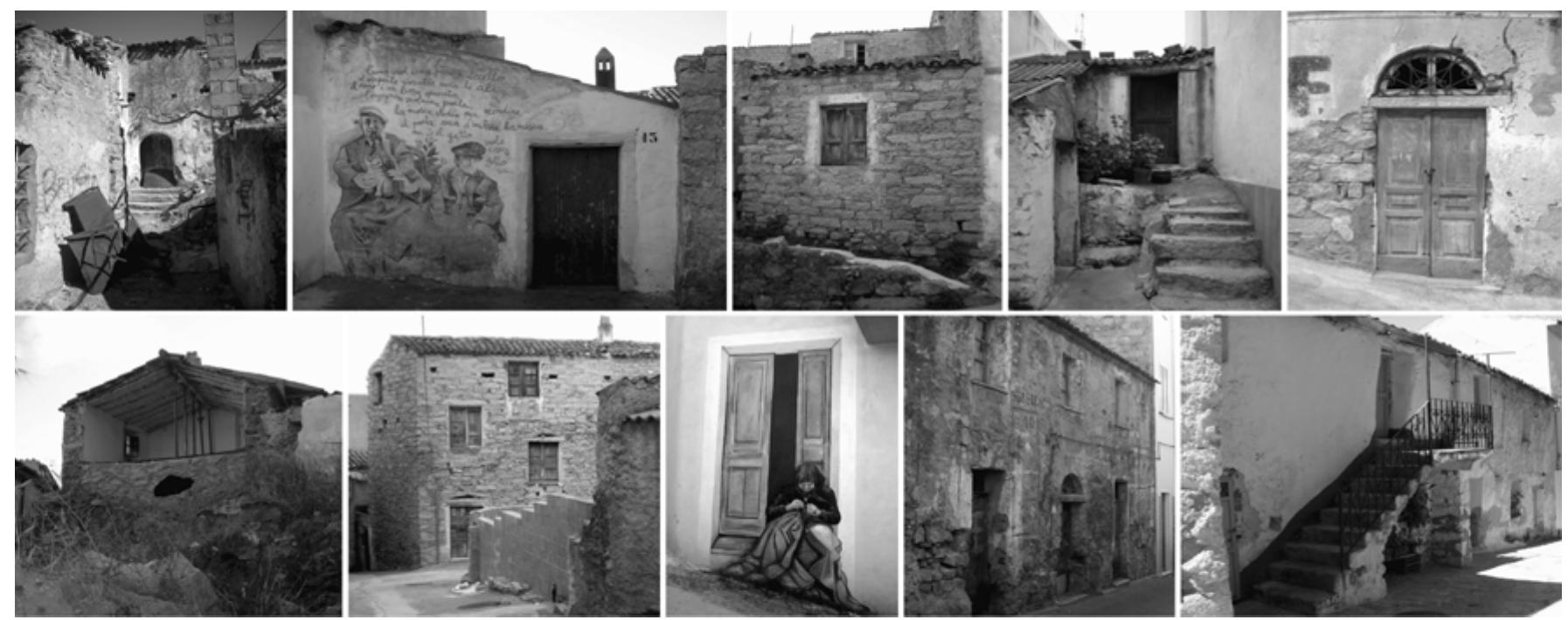 Some traditional urban architecture examples (photo