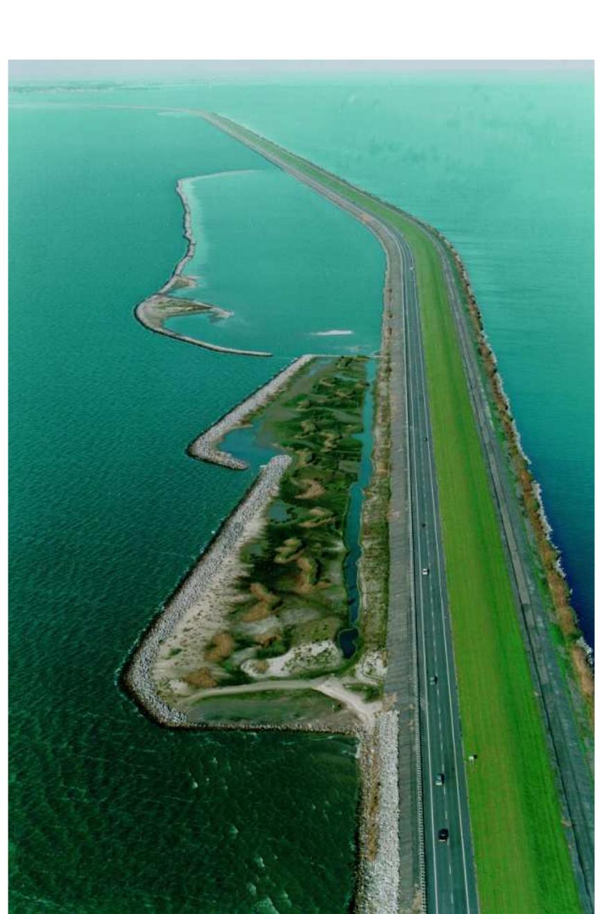 Secondary dam constructed with geosynthetic tubes as a core.