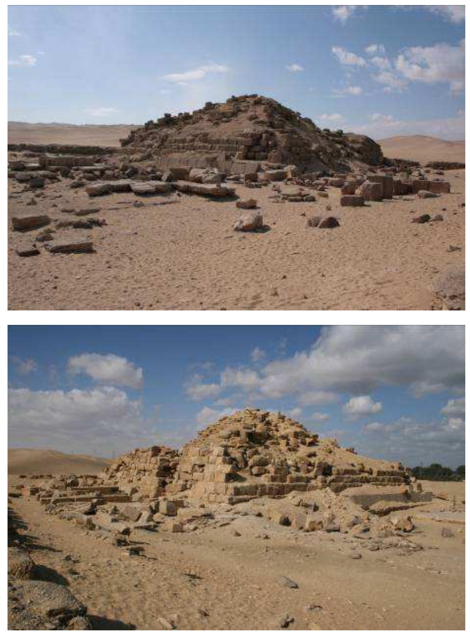 A, b - two pictures of the current structure of the obelisk