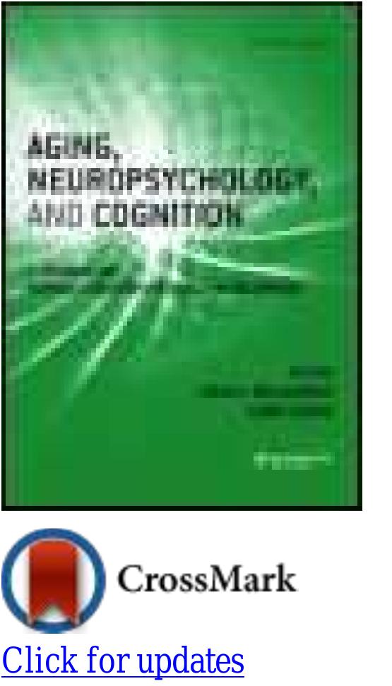 Figure 1 - Age-specific differences of dual n-back training