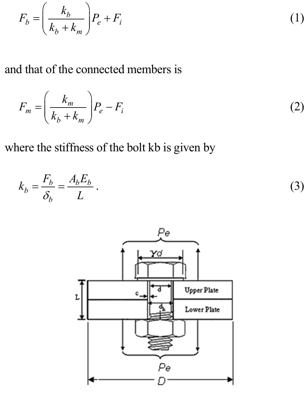 (PDF) Mathematical representation of bolted-joint stiffness: A new ...