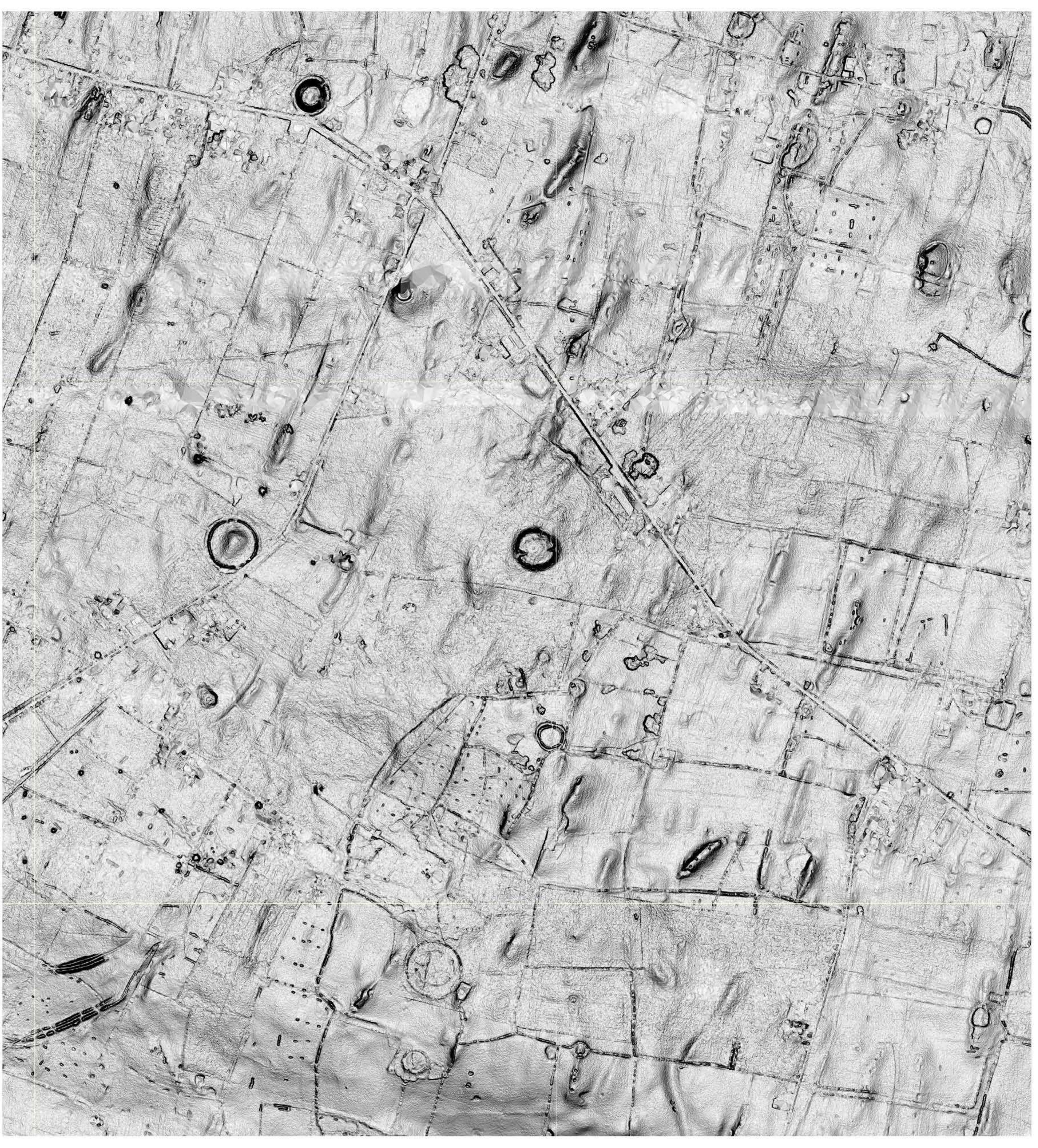 Rathcroghan complex : slope shaded lidar data visualising