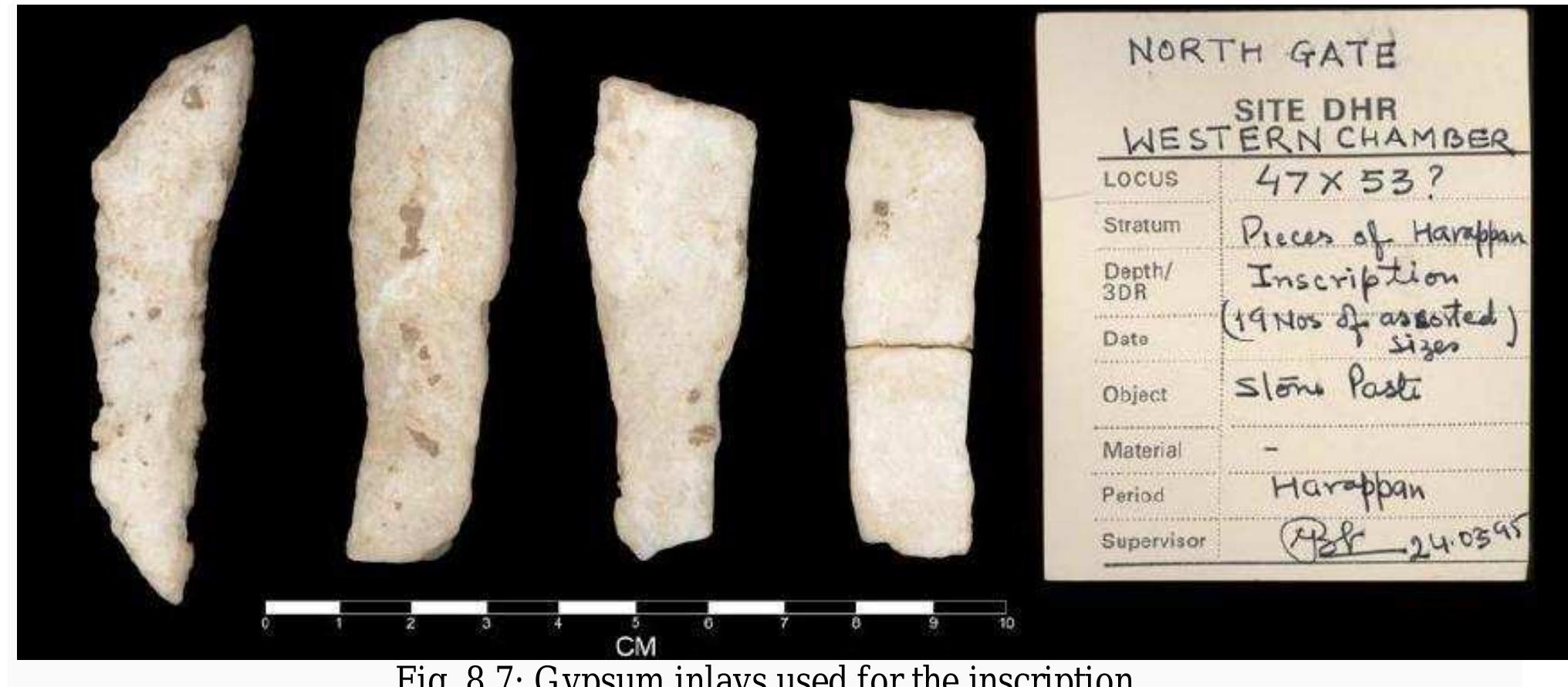 Dholavira stone inscription