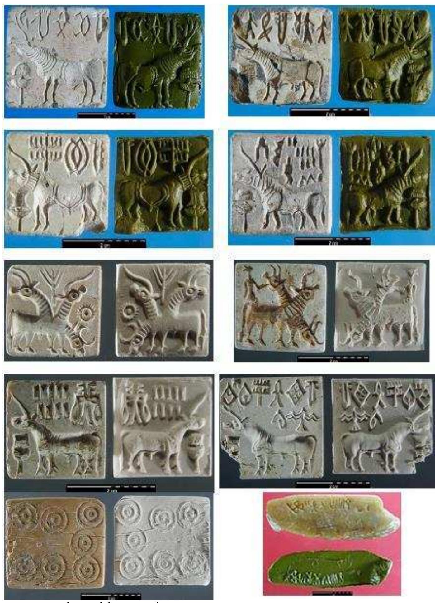 Figure 36 - Dholavira 1. Signboard and 2. Stone inscription: