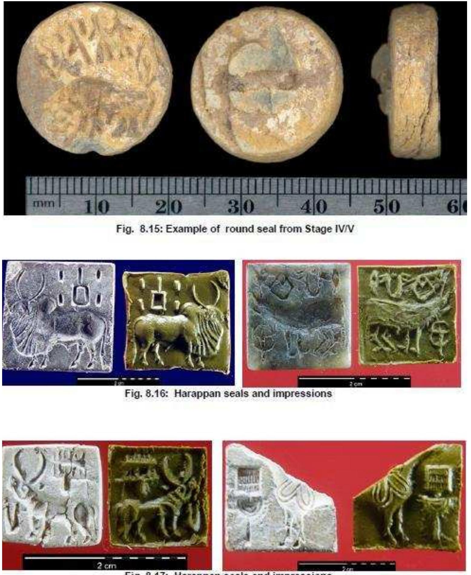 Figure 39 - Dholavira 1. Signboard and 2. Stone inscription: